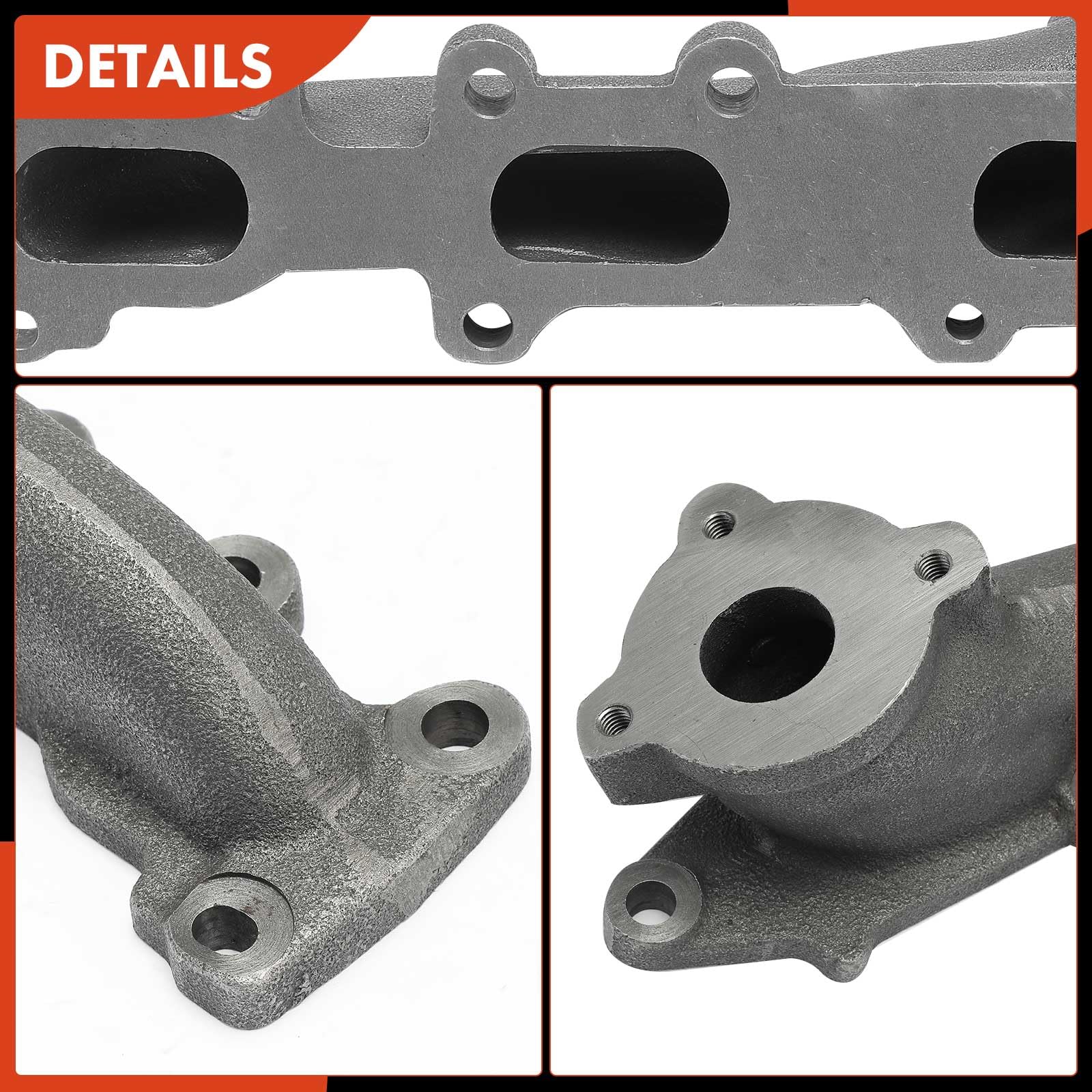 A-Premium Right Side Exhaust Manifold with Inlet and Outlet Gasket ...