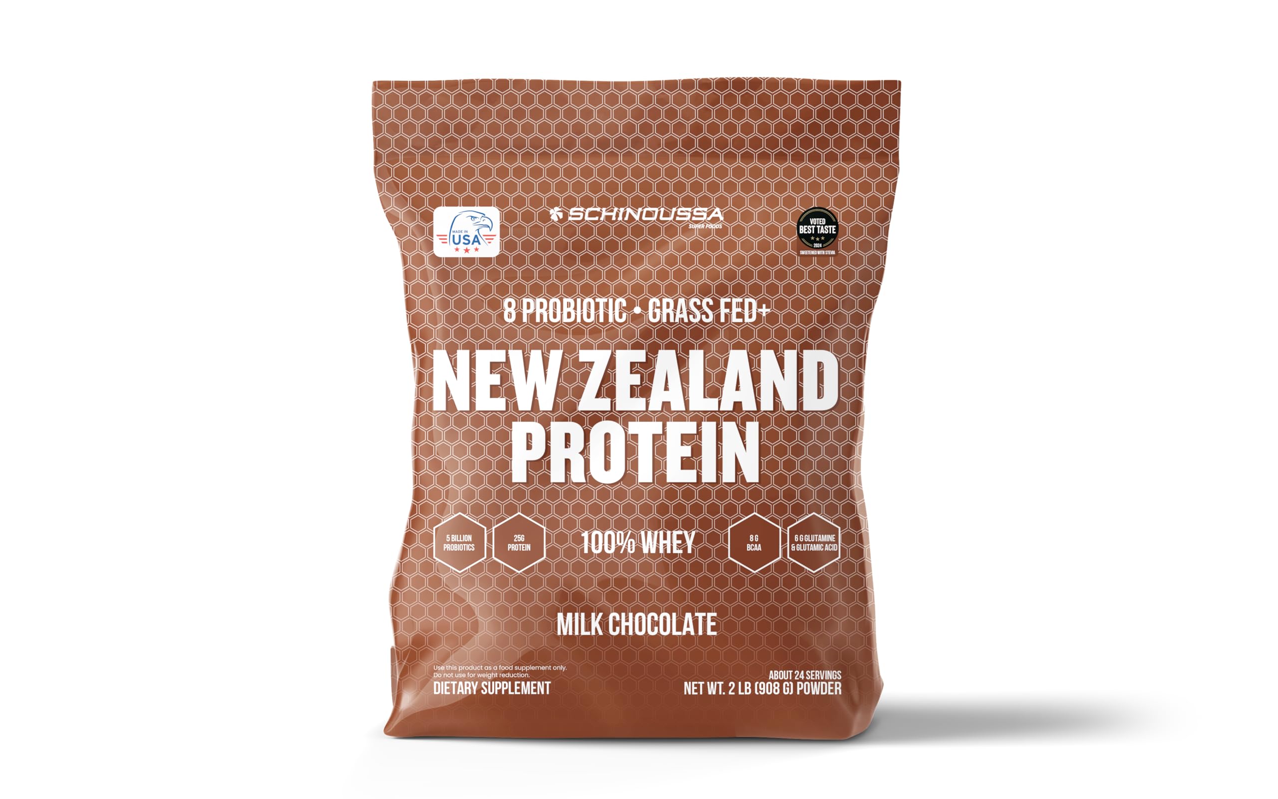 Amazon.com: Schinoussa Probiotic Whey Protein Powder | Chocolate | 2 lb ...
