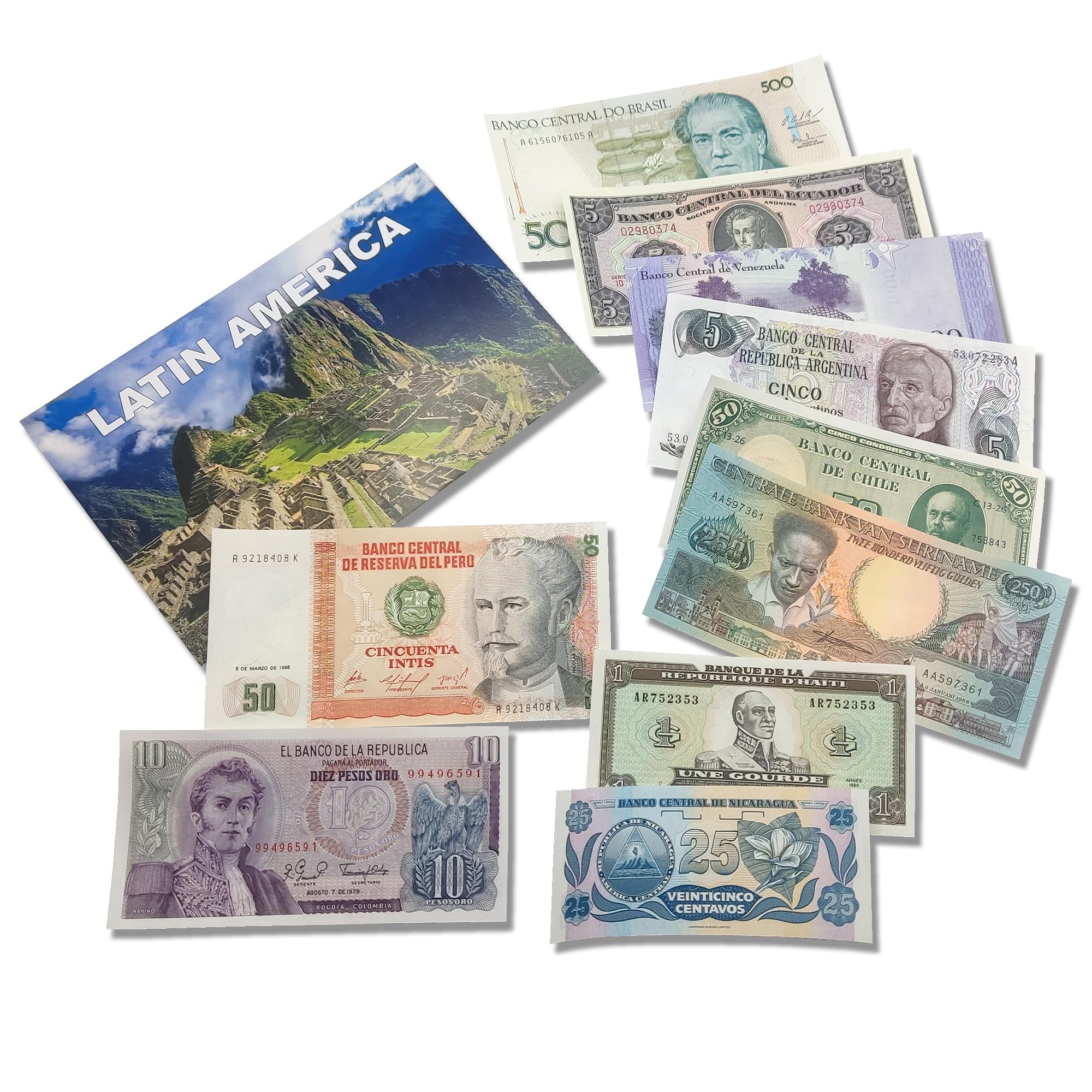 Buy IMPACTO COLECCIONABLES - World Paper Money: 10 Banknotes from LATAM ...