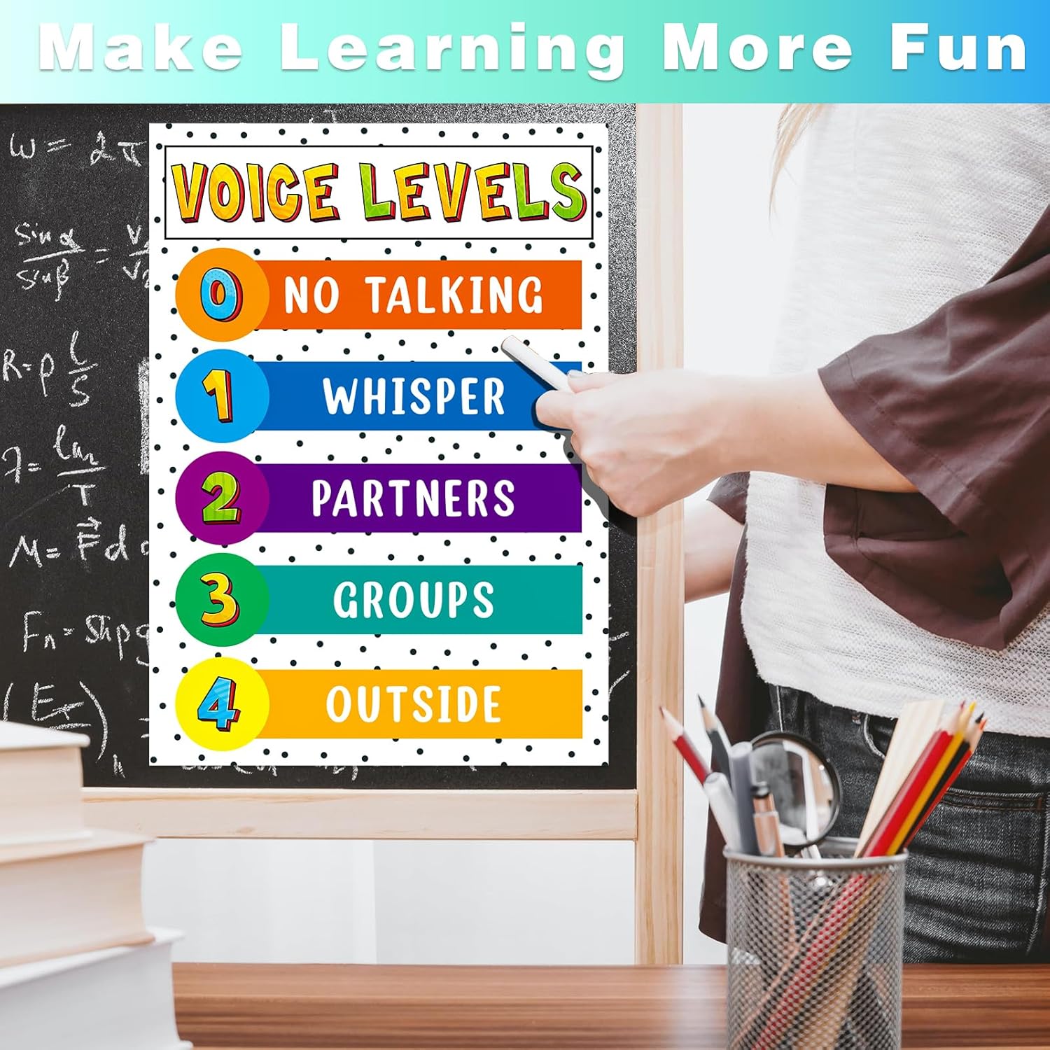 BIZIBAFF Voice Levels Poster for Classroom - Voice Philippines | Ubuy