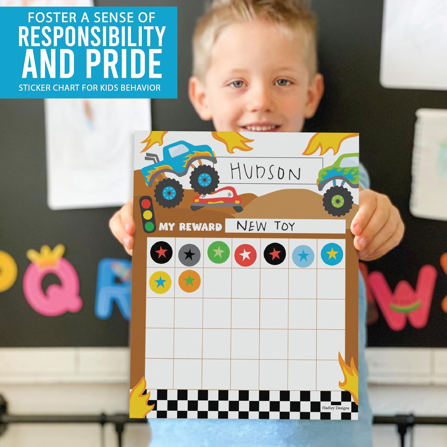Hadley Designs Sticker Chart For Kids Behavior at Chile | Ubuy
