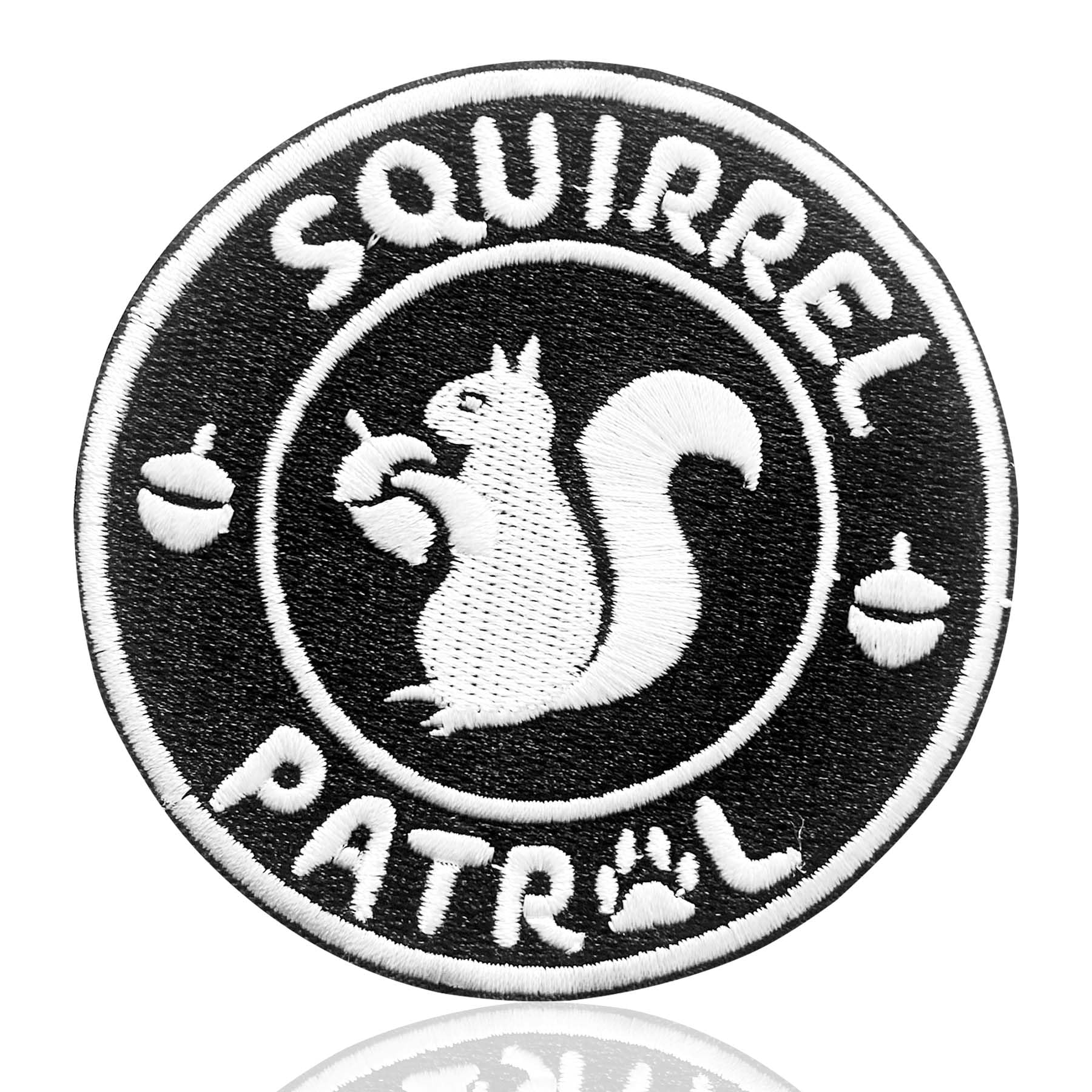 Amazon.com: Funny Squirrel Patrol Patch，Embroidered Hook and Loop ...