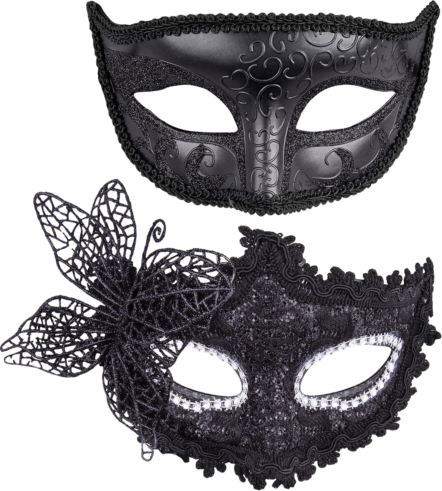 CODIRATO 8 Stück Masquerade Maske Venezianische Maske Sexy Spitzen ...