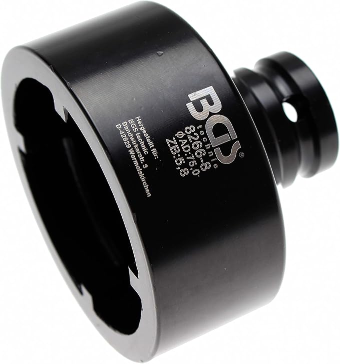 BGS 8266-8 | Groove Nut Socket with internal tooth | 59.5 mm | KM7 ...