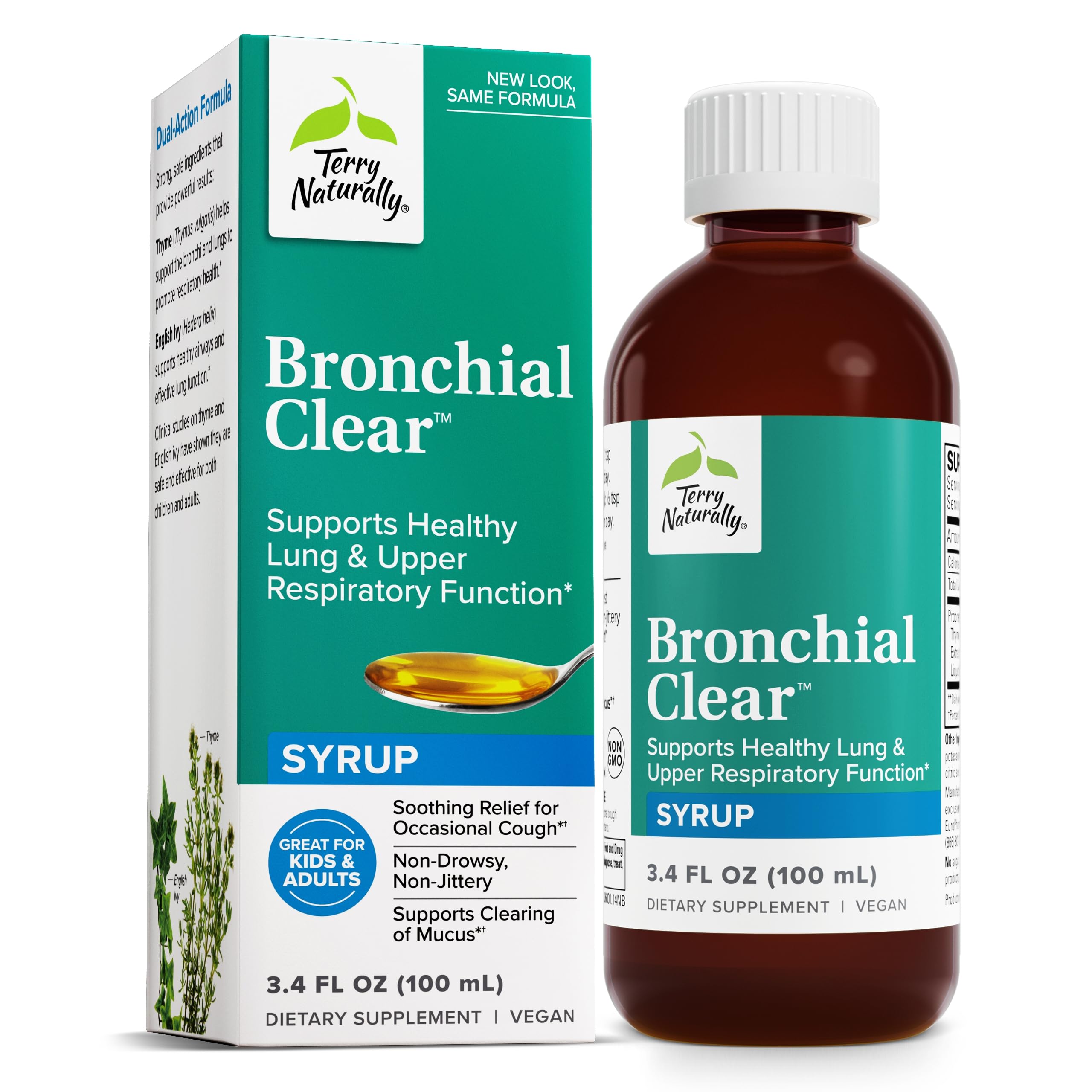 Amazon.com: Terry Naturally Bronchial Clear - Jarabe de 3.4 onzas ...
