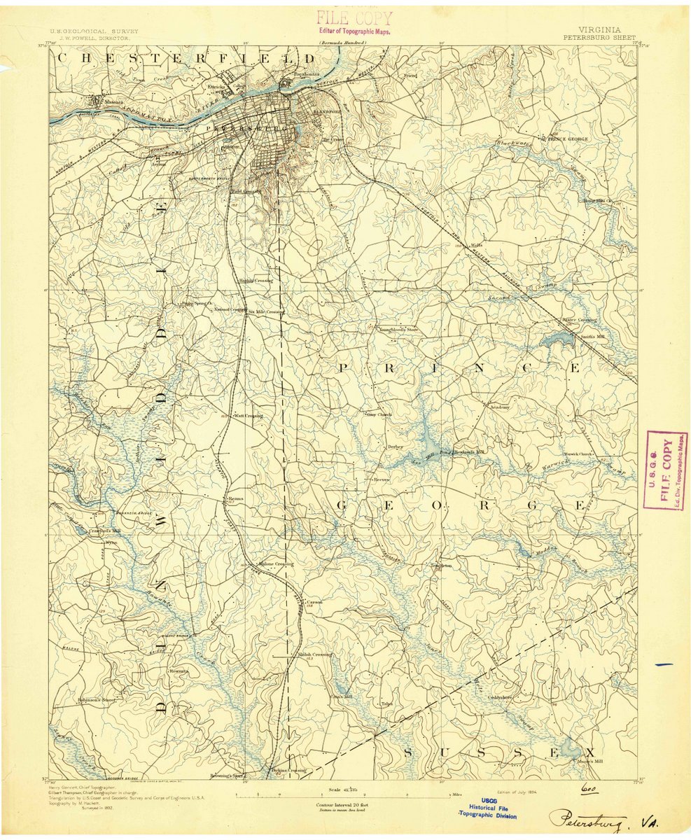 Petersburg Va Map
