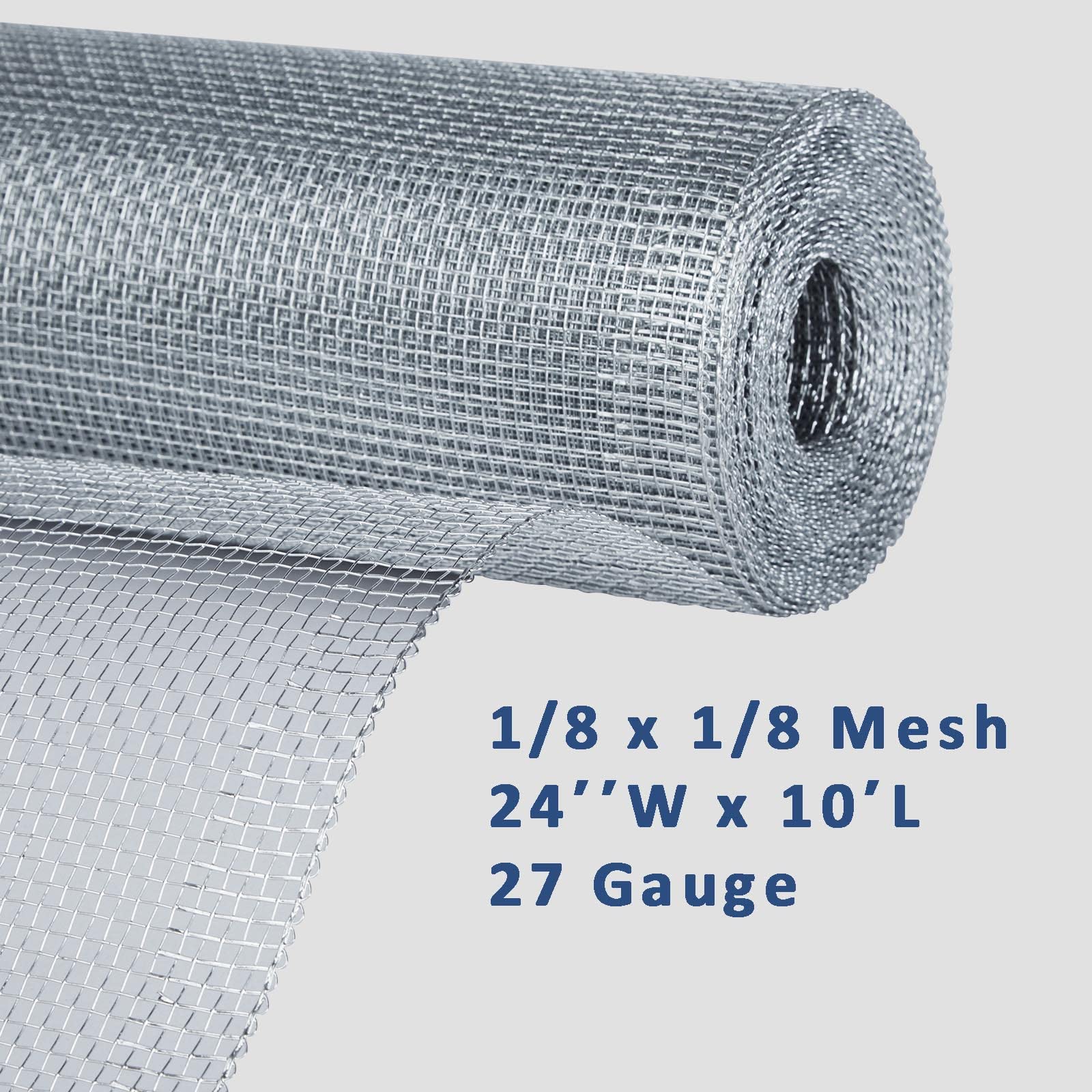Snapklik.com : 1/8 Hardware Cloth 24in. X 10ft. 27 Gauge - Hot Dip ...