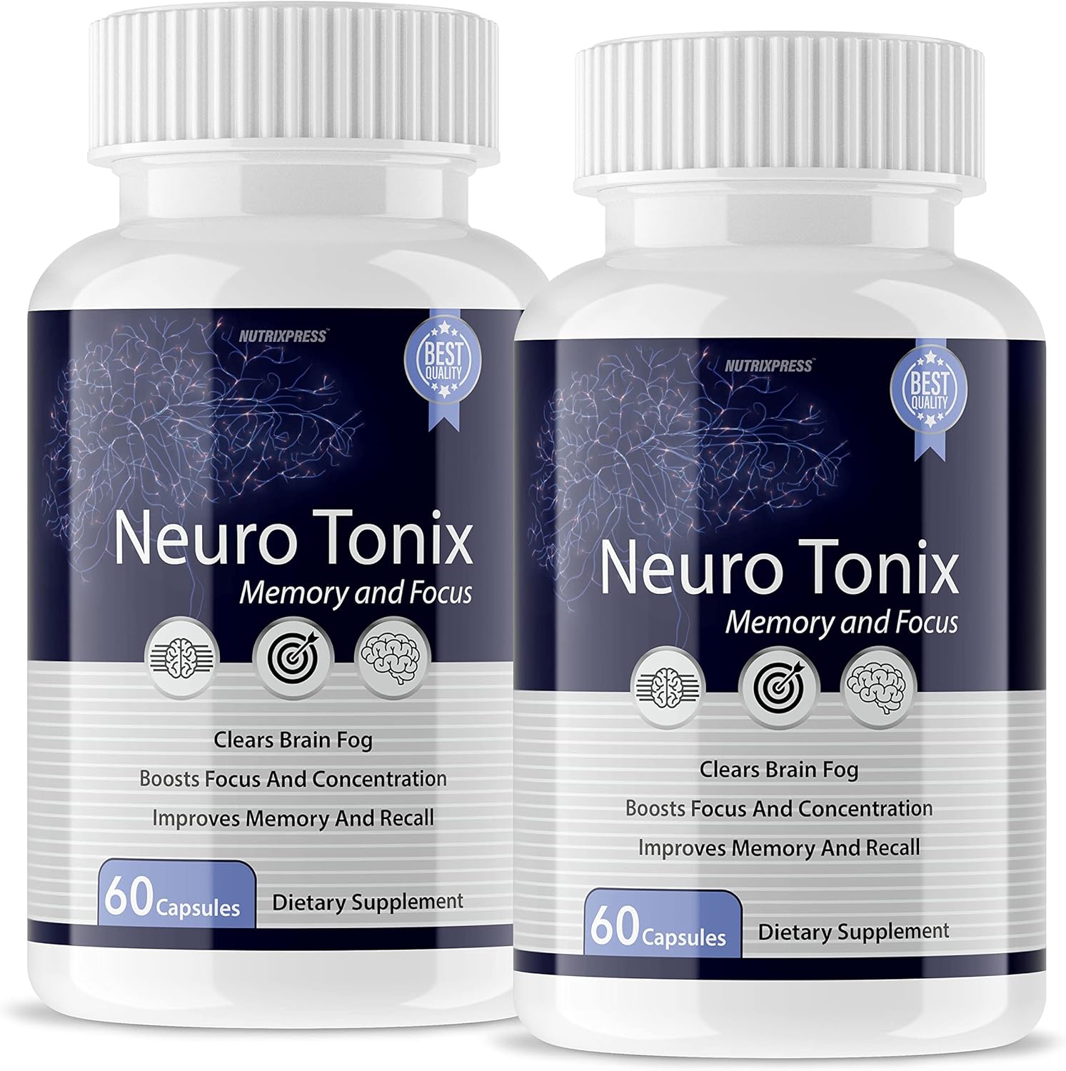 Amazon.com: (2 Pack) - Neuro Tonix Memory and Focus Tablets ...