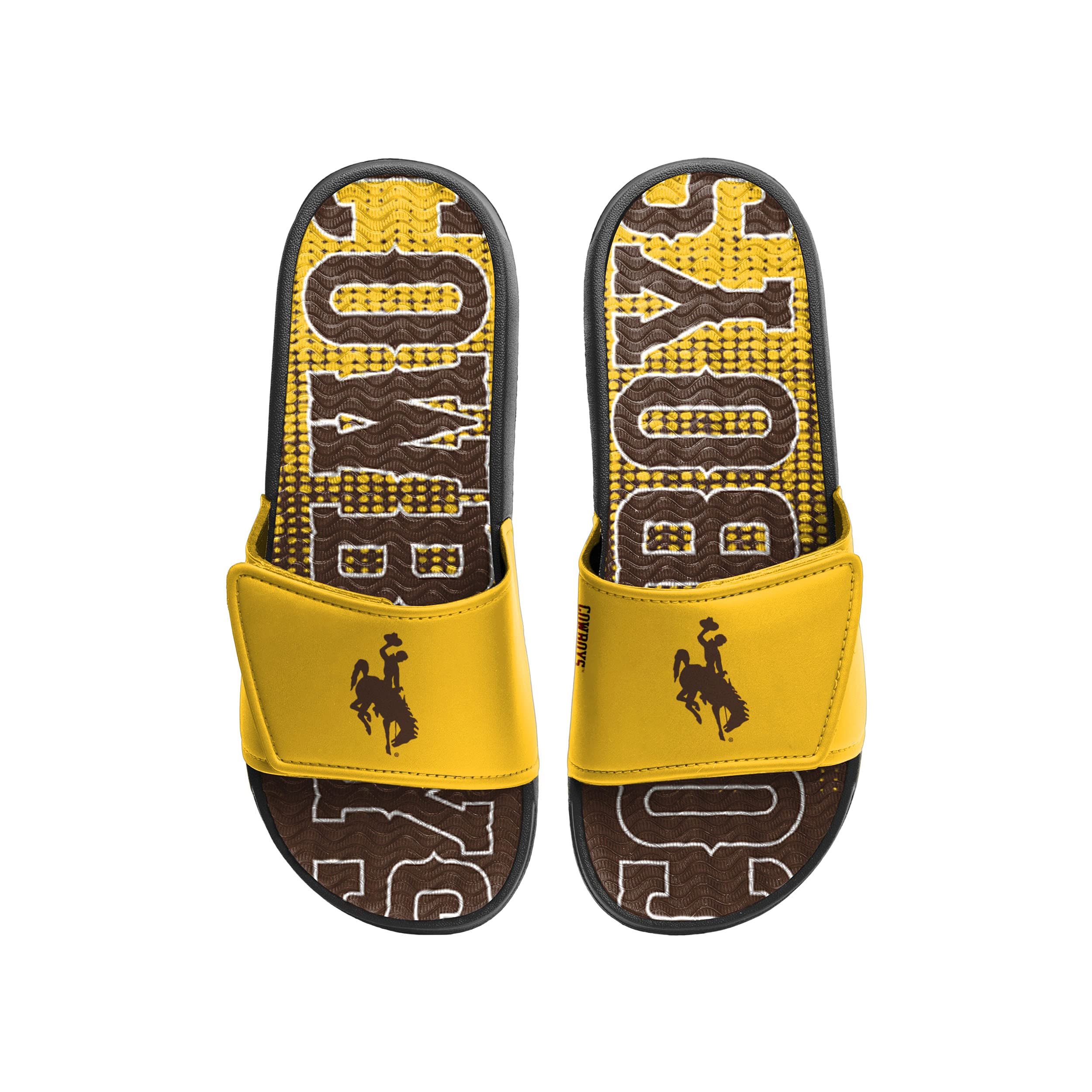 Snapklik.com : FOCO NCAA Mens Gradient Wordmark Gel Slide