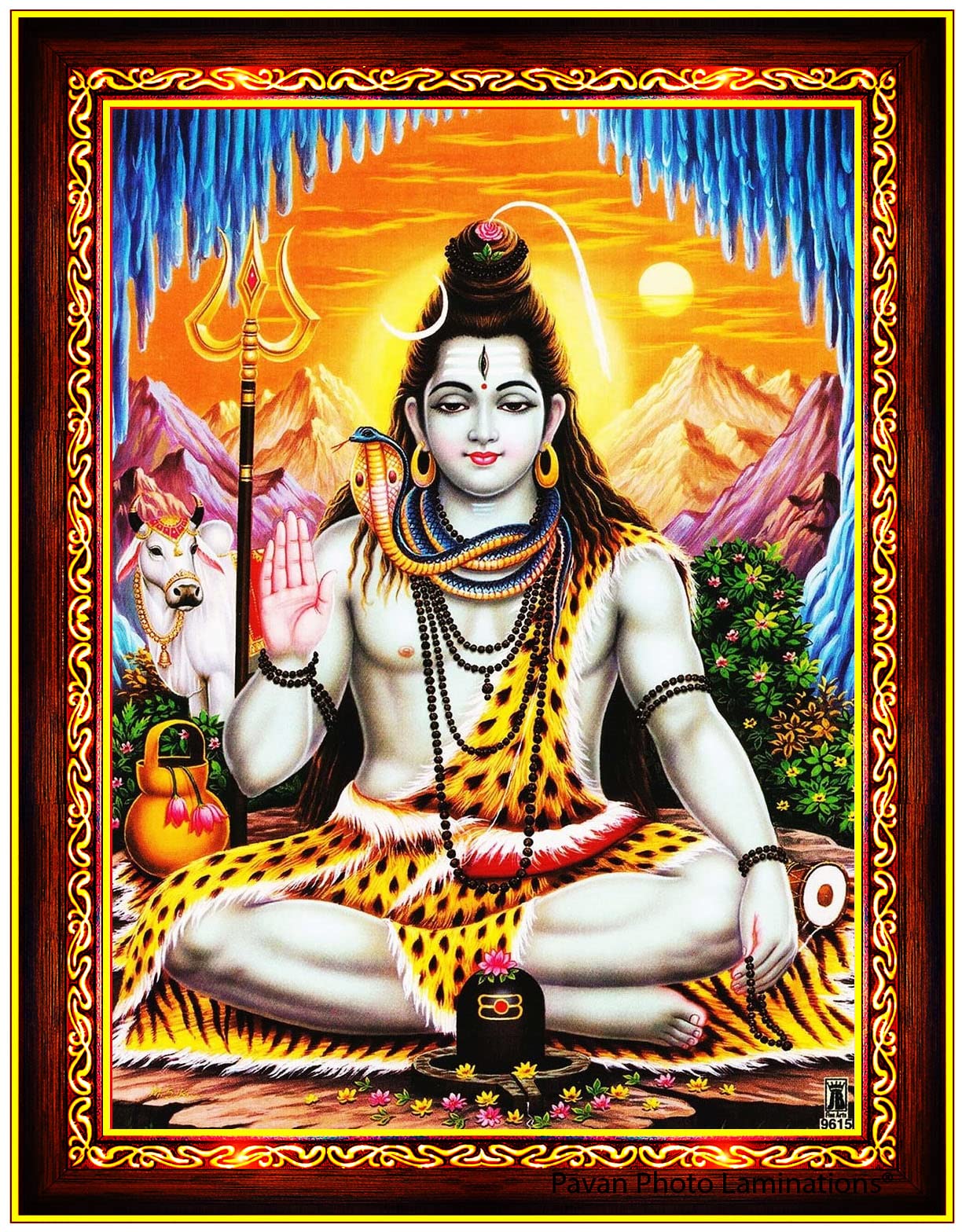 Buy Pavan Photo Laminations, Lord Shiv Shankar Sankar Siva Sivan Shivan ...