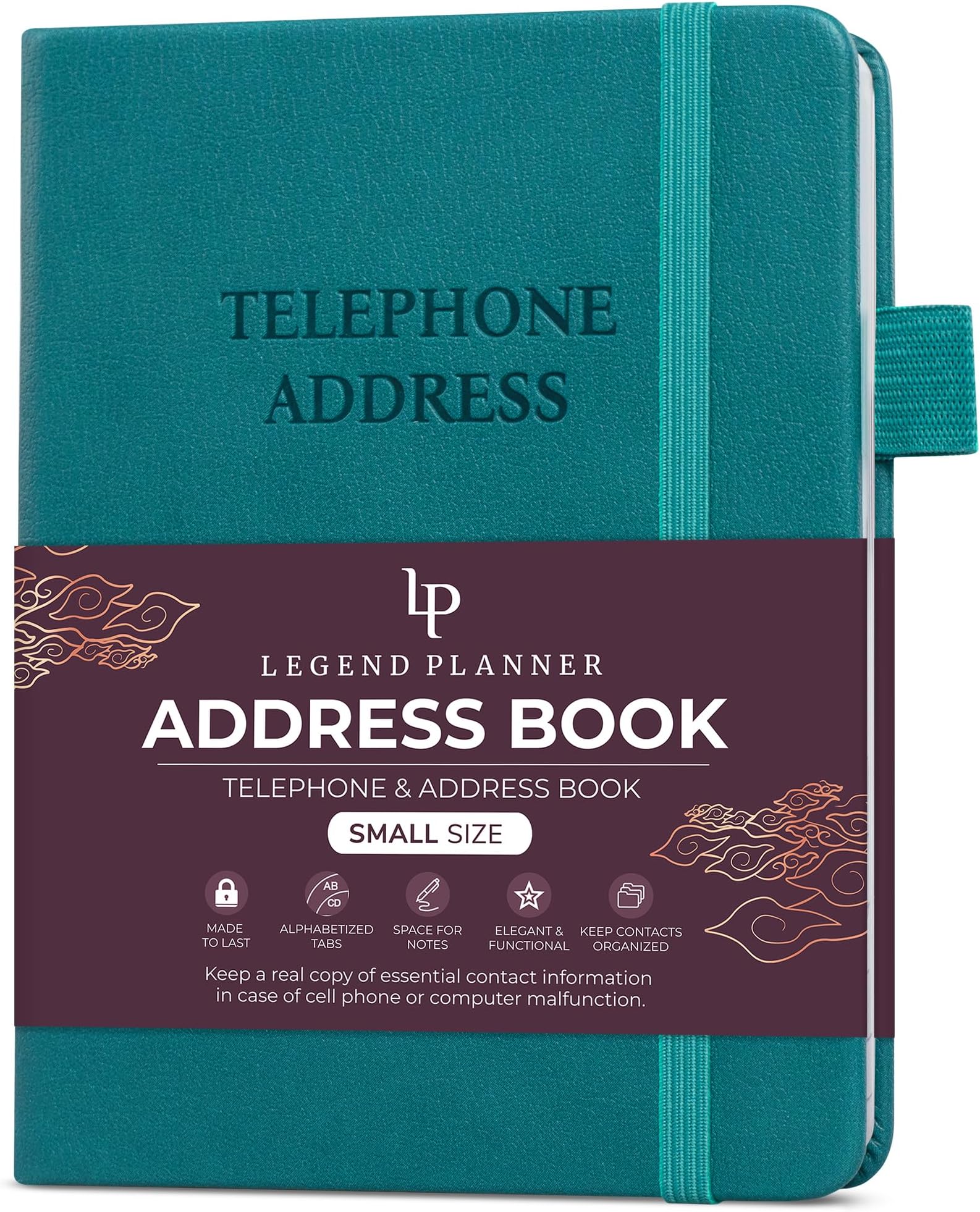 Esposti Telephone and Address Book - 64 pages (128 sides) - Black ...