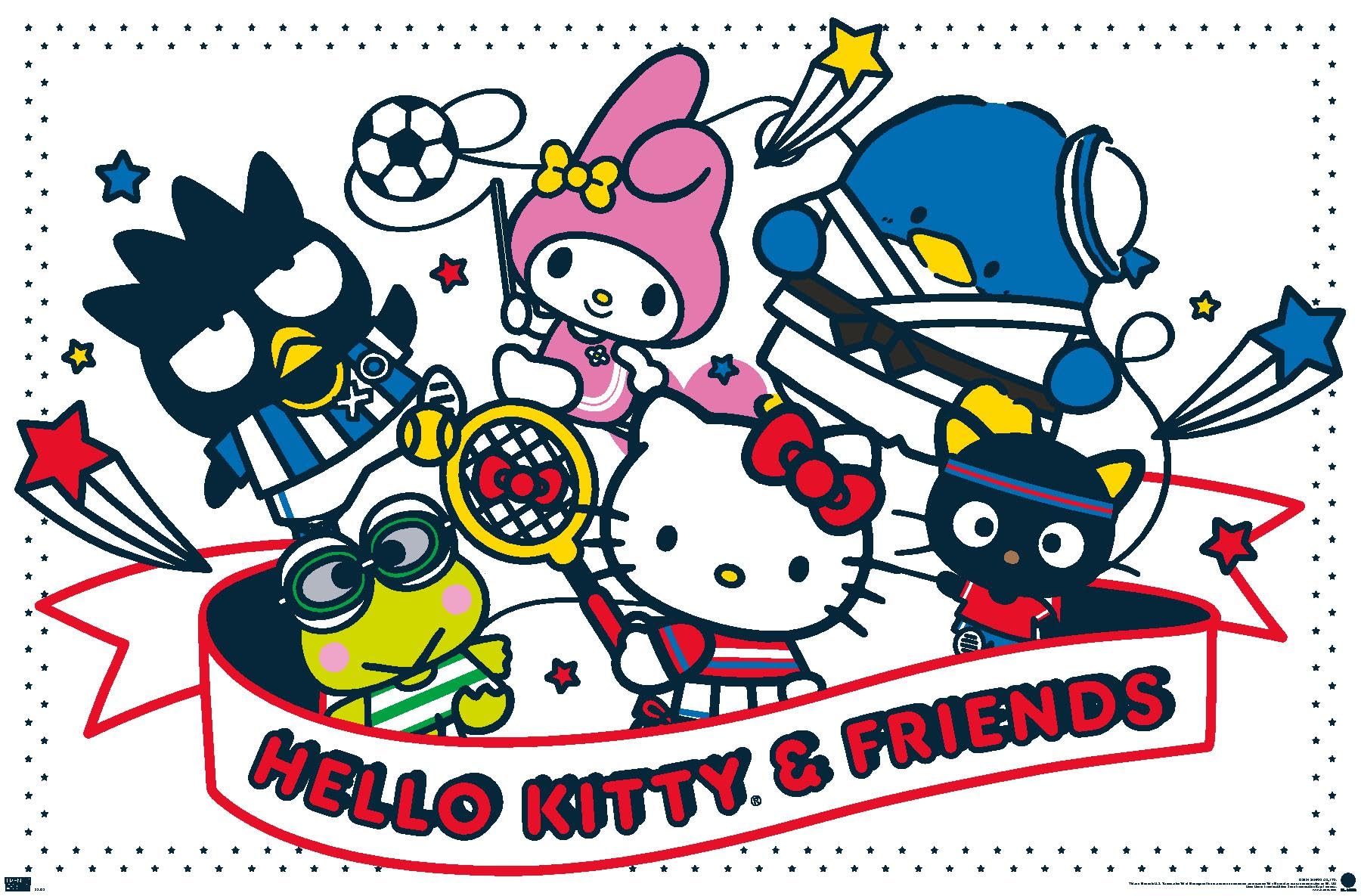 Amazon.com: Trends International Hello Kitty and Friends: 21 Sports ...