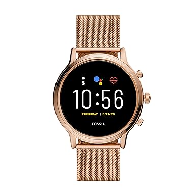 Fossil Julianna Hr Smartwatch Digital Black Dial Women's Watch-FTW6062 ...