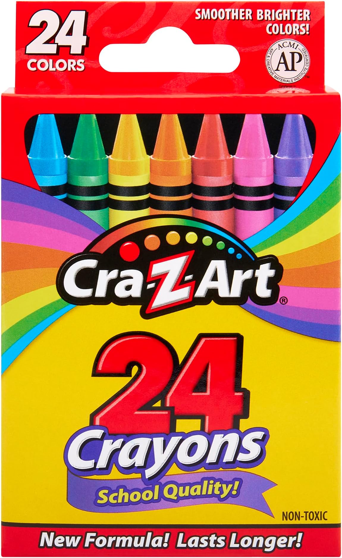 Amazon.com: Crayola Pastel Crayons (24 ct), Specialty Crayons for Kids ...