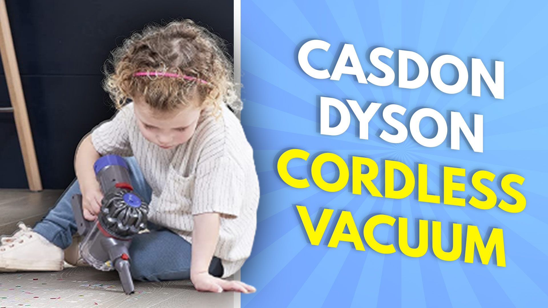 Watch Review& Casdon Dyson Cordless Vacuum on Amazon Live