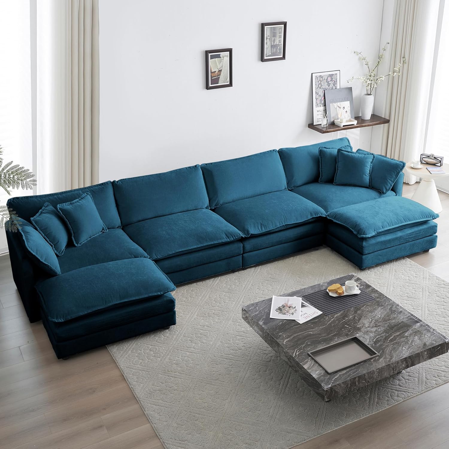 Amazon.com: GNIXUU 146“ Oversized Modular Sectional Sofa Cloud Couches ...