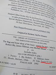 The Rag and Bone Shop of the Heart: A Poetry Anthology: Bly, Robert ...