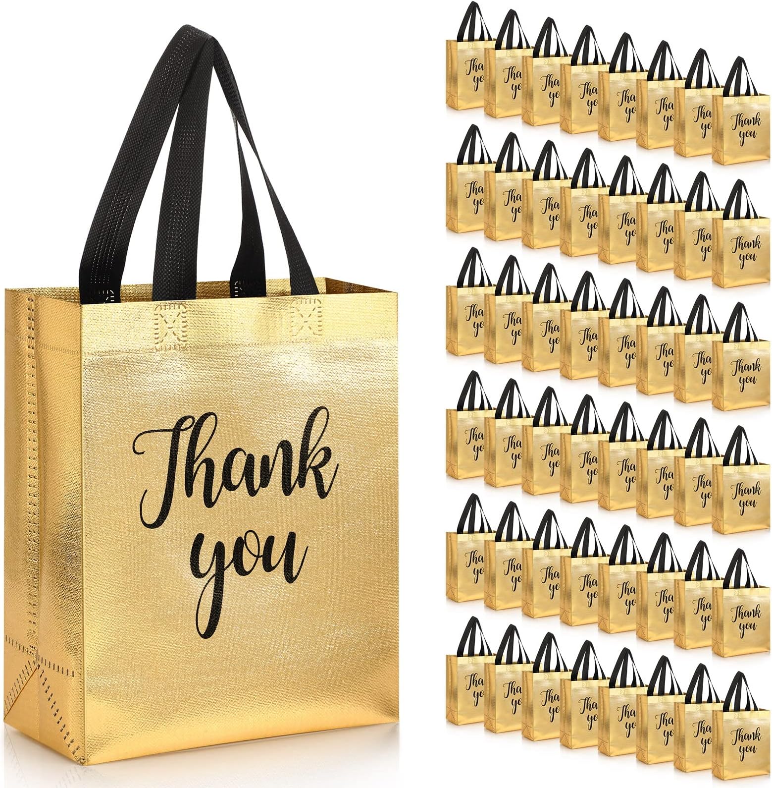 Amazon.com: Sweetude 30 Pcs Thank You Gift Bags with Handles Bulk ...