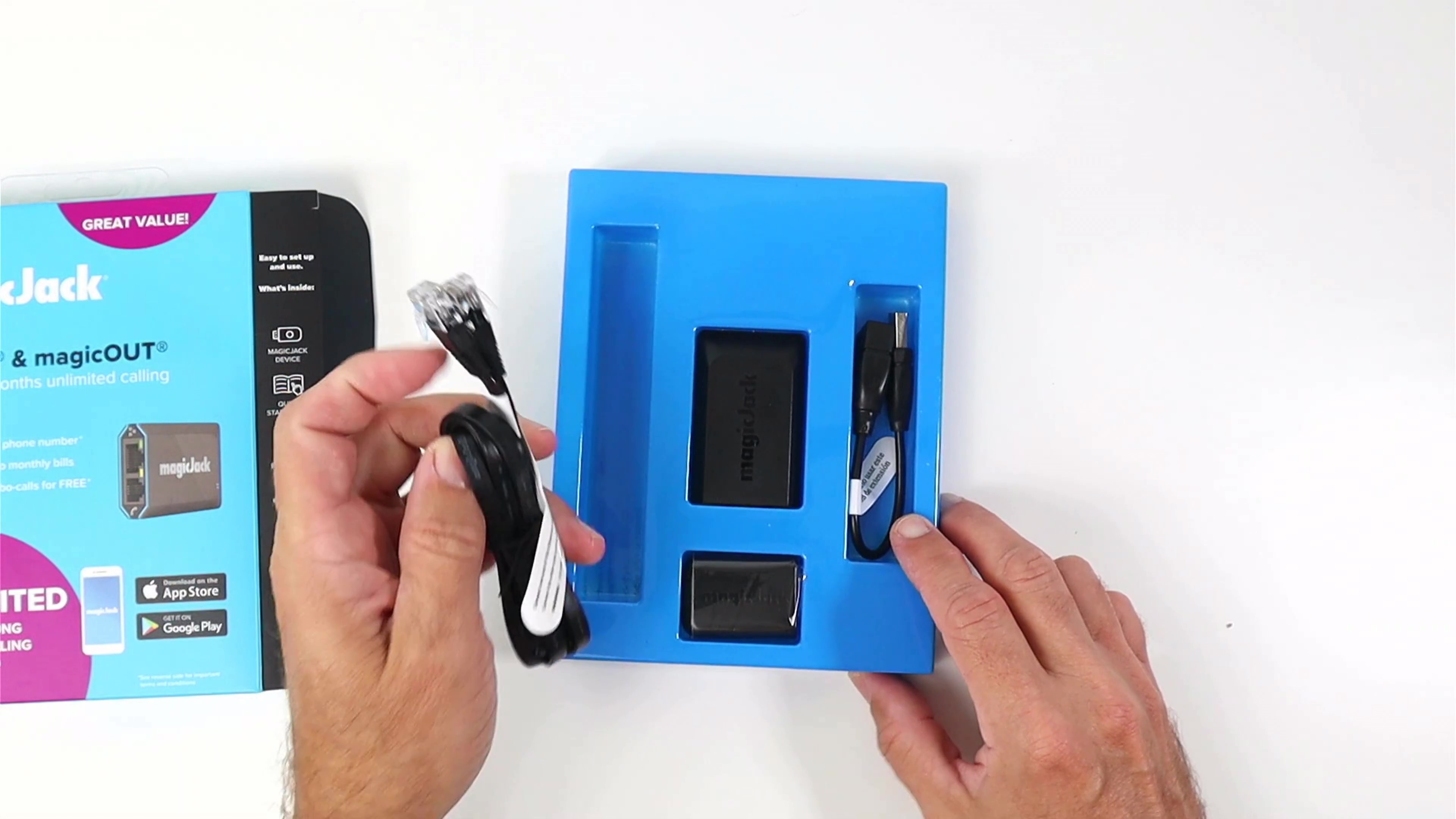 Watch Magic Jack Unboxing, Connection Options, Key Benefits on Amazon Live