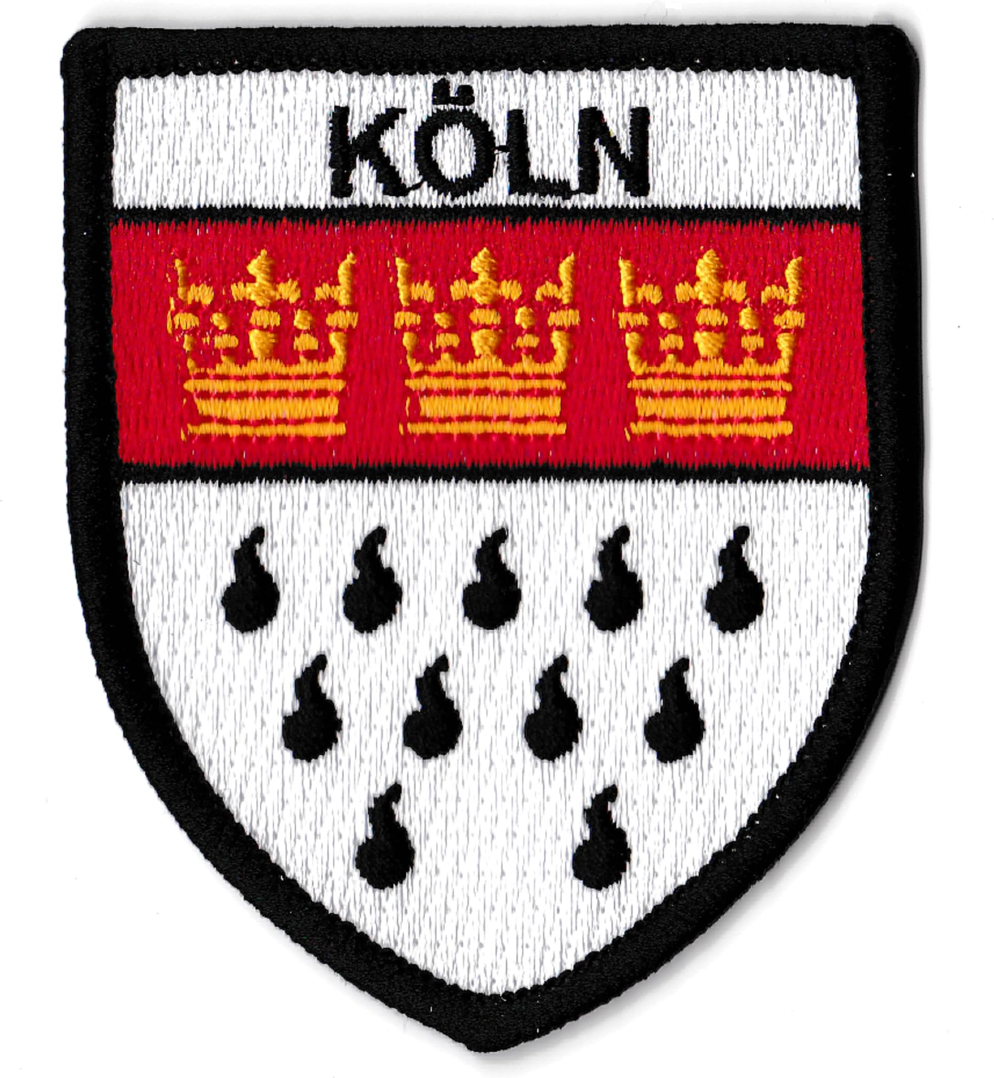 Aufnäher Wappen Köln Bestickt Stadt Köln Deutschland zum Aufbügeln : Amazon.de: Auto & Motorrad
