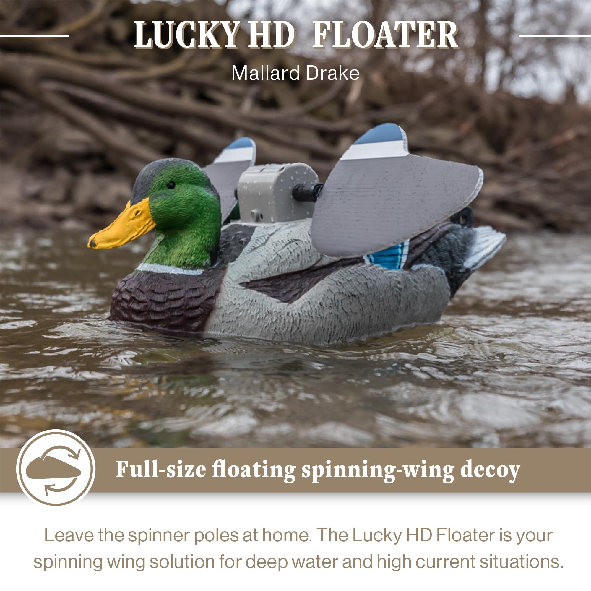 Snapklik.com : Lucky Duck Water Motion Duck Hunting Decoys