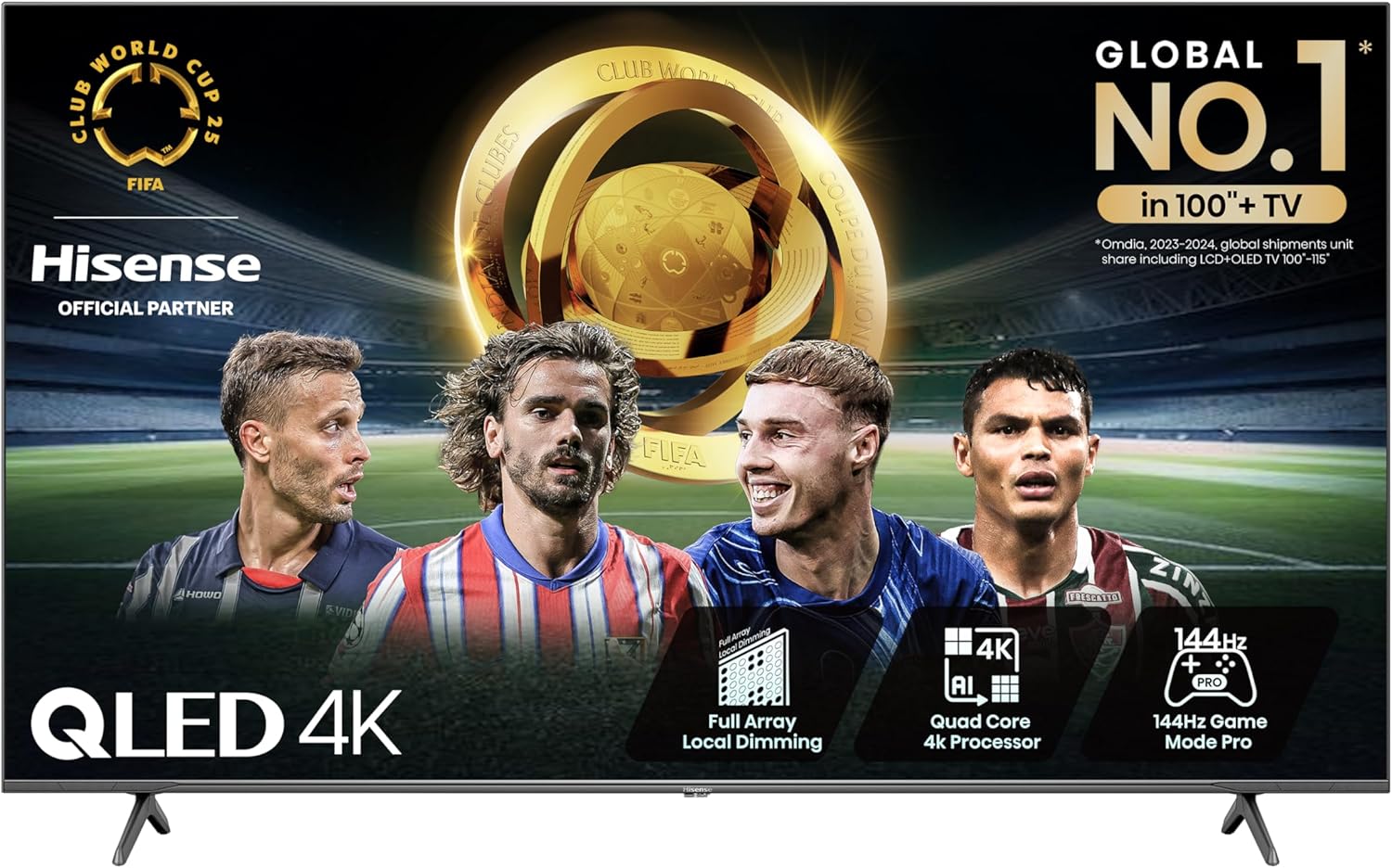 Hisense 75 Inch 144Hz 4K QLED Smart Gaming TV 75E7NQTUK PRO - Full ...