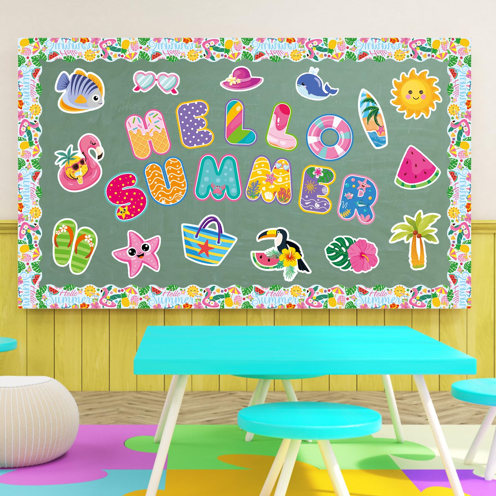 End Of School Year Bulletin Board Summer Bulletin Board Decorations ...