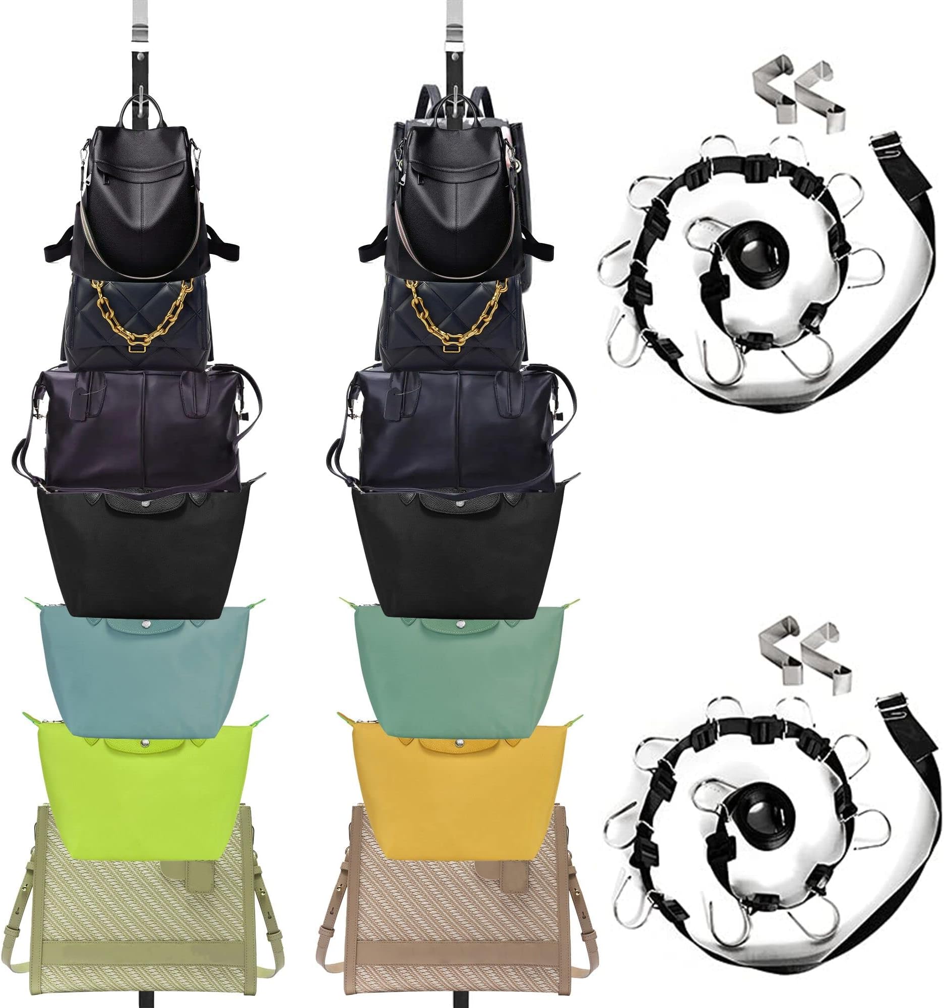 INOGIH Bag-Organizer Rack-Purse Handbag-Hanger Holder-Storage Over The ...