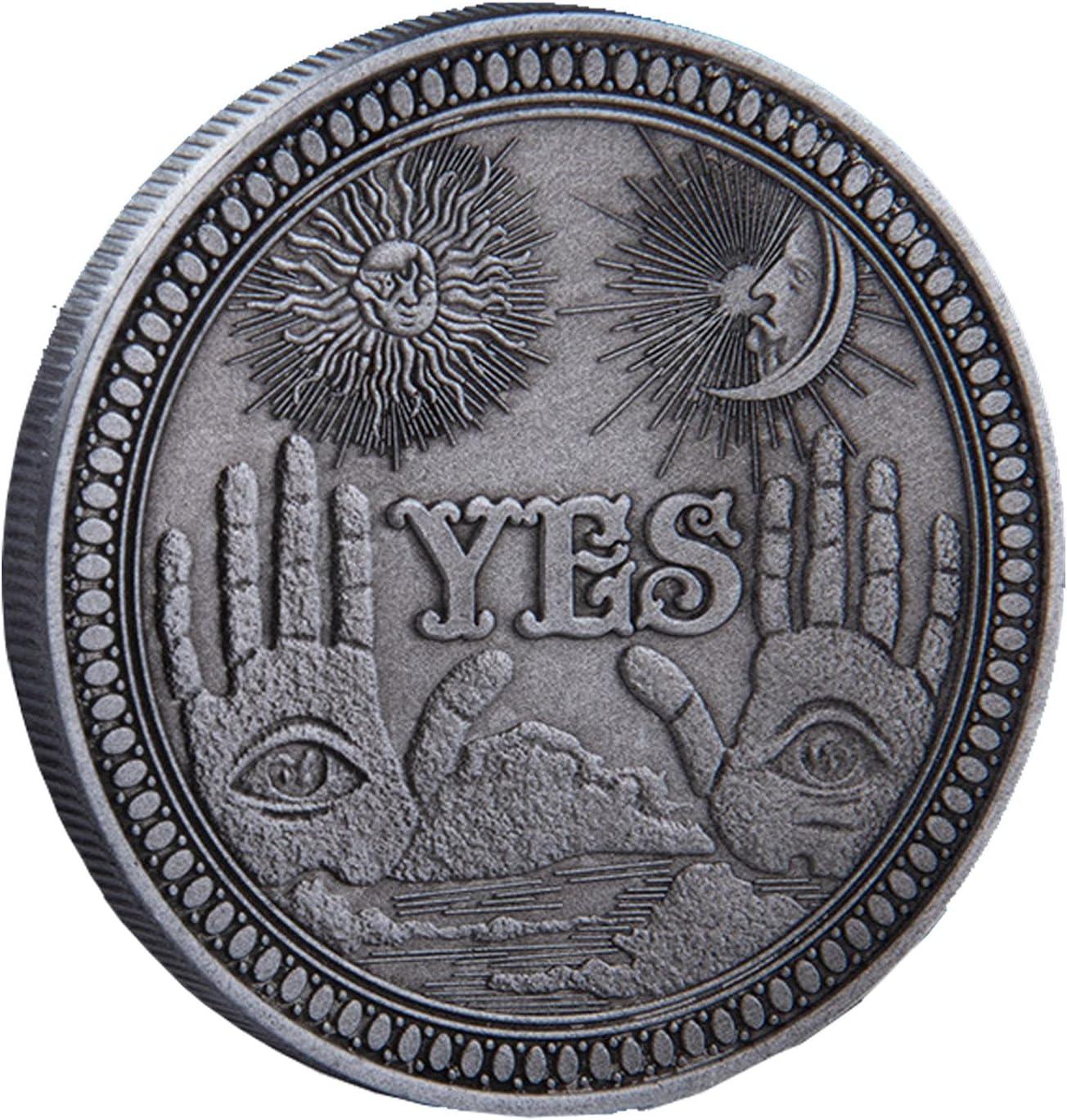 Amazon.com: Decision Making Coin-Yes/No Coin-Good Luck Commermorative ...