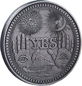 Amazon.com: Decision Making Coin-Yes/No Coin-Good Luck Commermorative ...