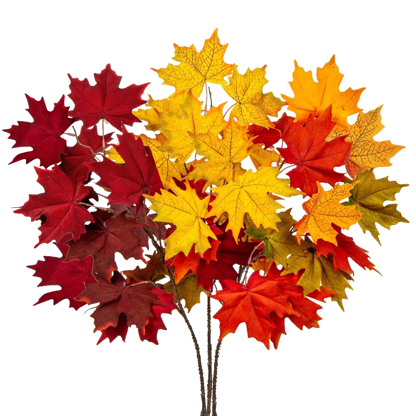 Amazon.com: Briful 37'' Fall Decor Artificial Maple Leaf Branches,Large ...