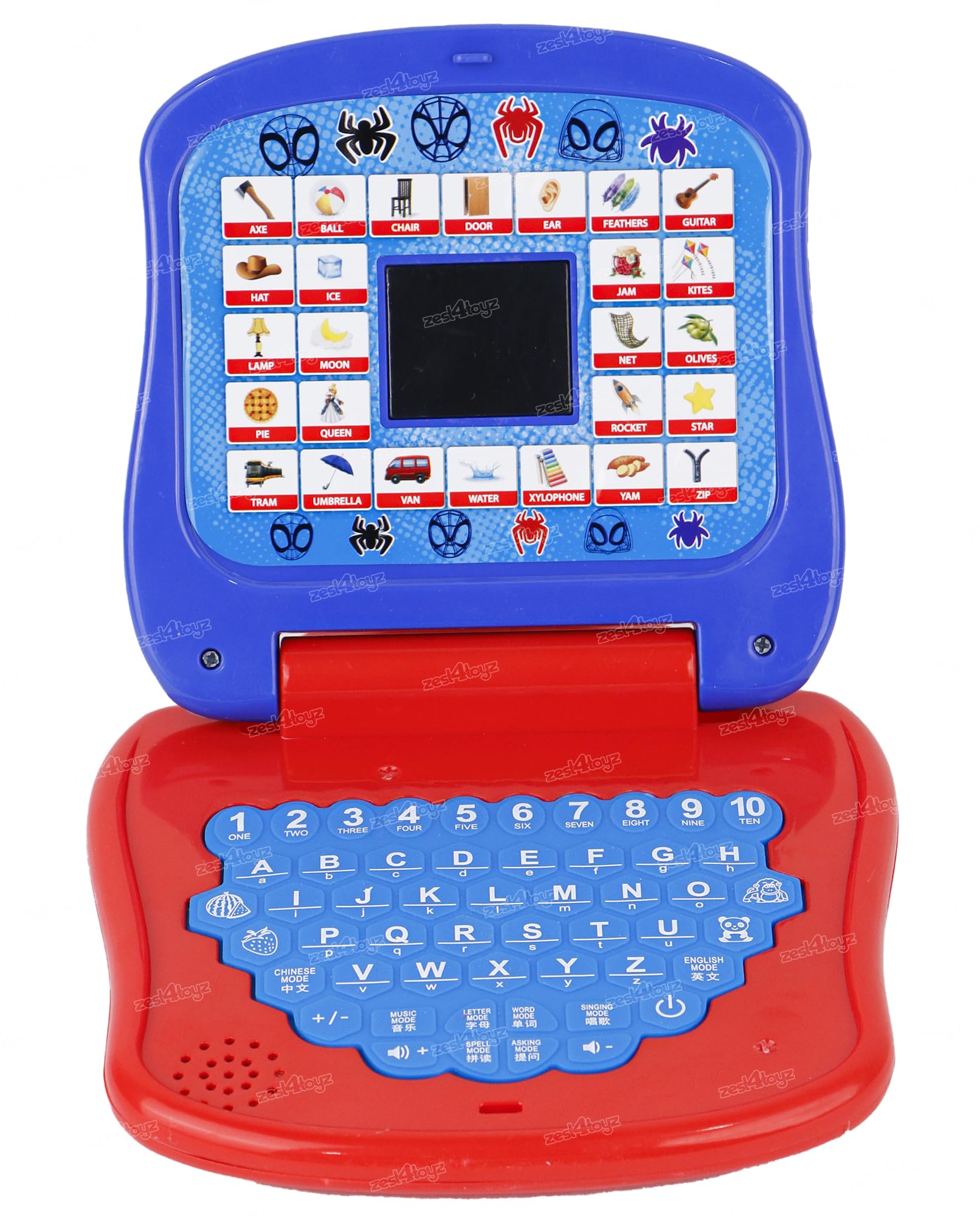 Zest 4 Toyz Kids Spiderman Computer Toy Laptops for Kids 3 Years Above ...