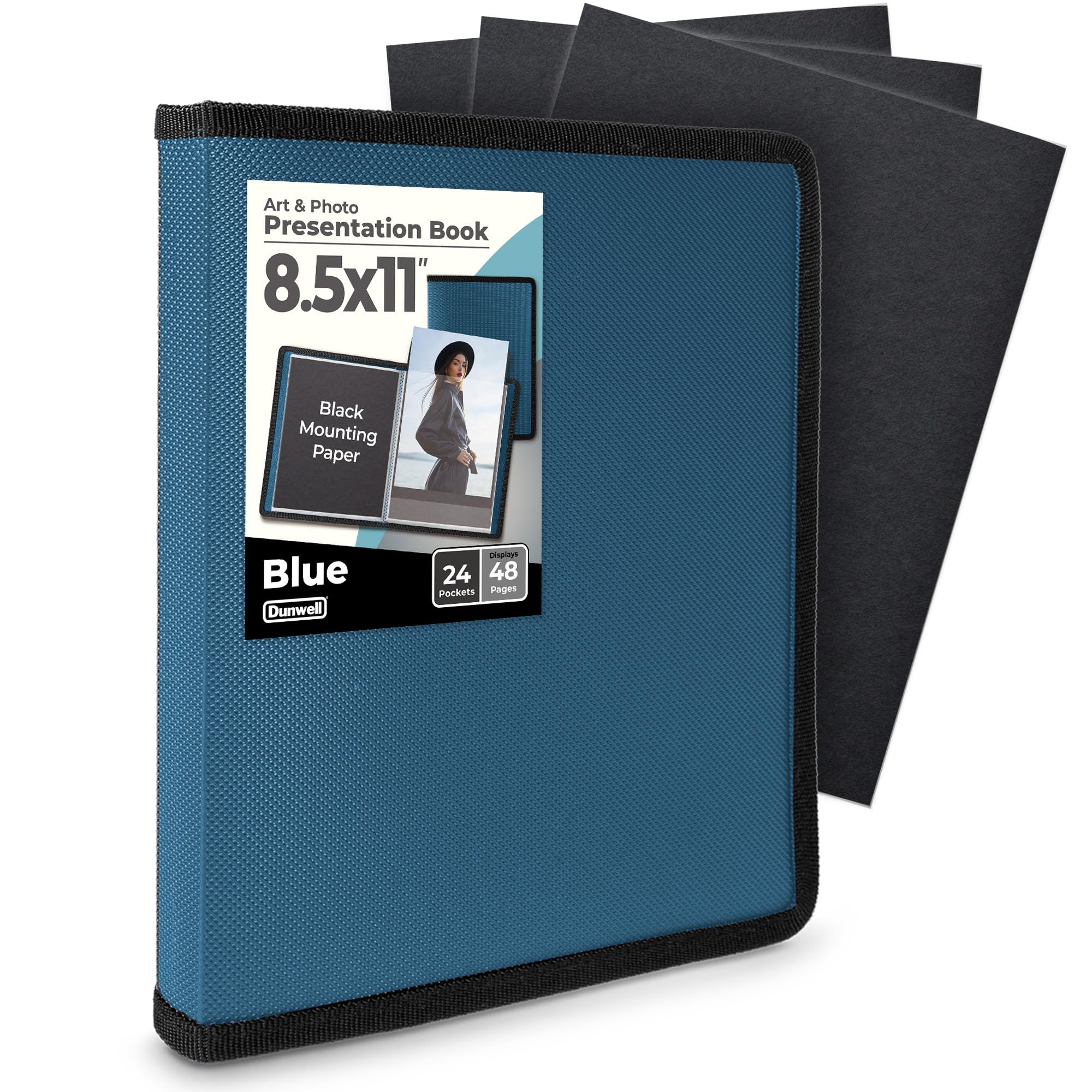 Snapklik.com : Dunwell Art Portfolio 85x11 Folder - (Blue)