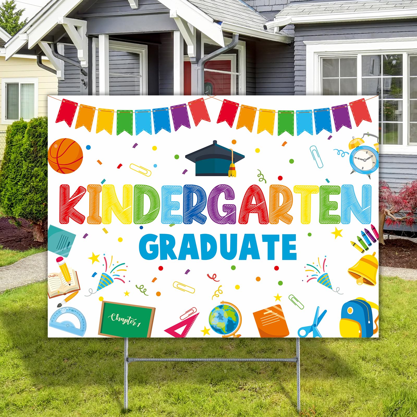 Kindergarten Graduation Sign Personalized High School Graduation Yard