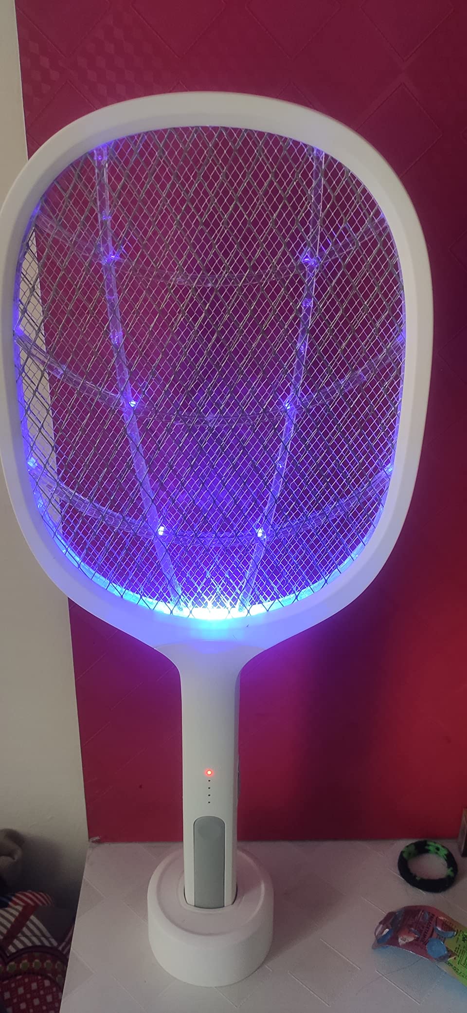 KHUSH Mosquito Racket Bat With Uv Light Lamp Five Nights Mosquito ...