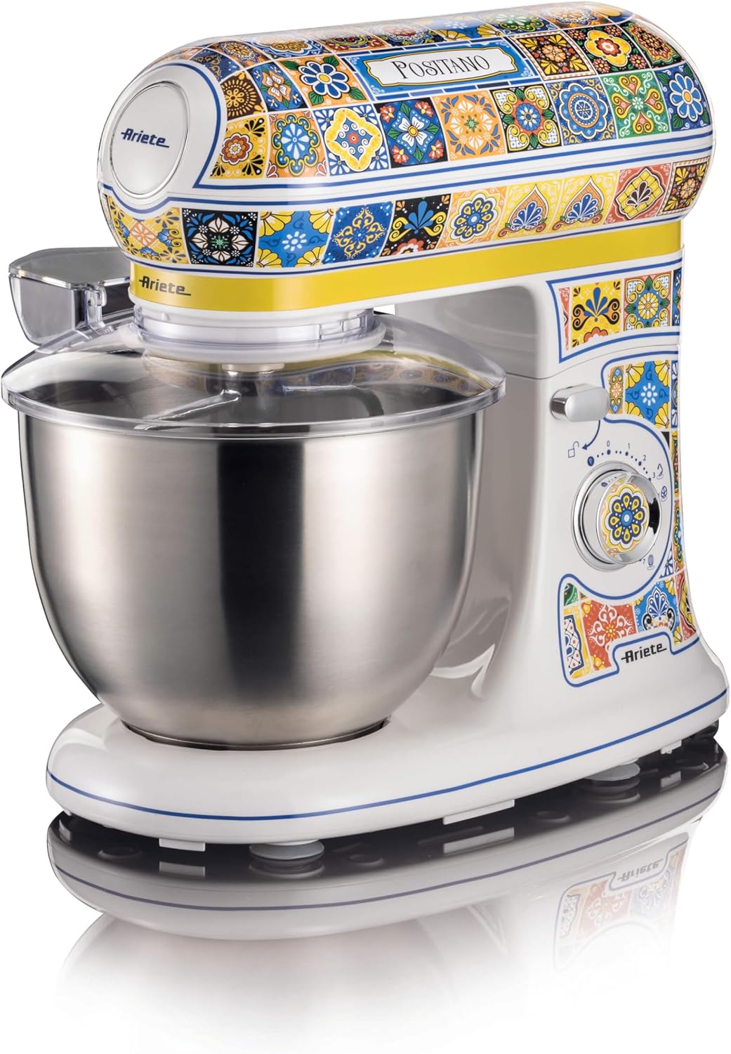 Ariete Positano 1588 Food Processor, 7 Speed Levels, 3 Whisks for Soft ...