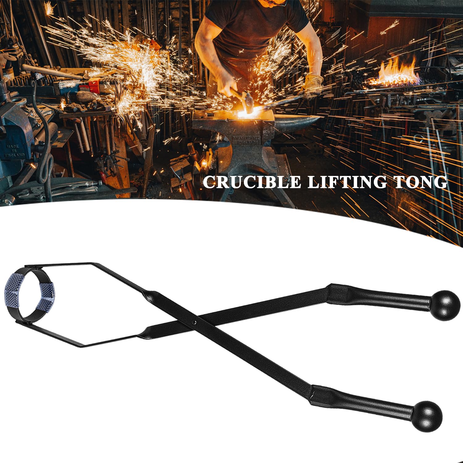 Snapklik.com : Crucible Tongs For Metal Melting, Graphite Crucible ...