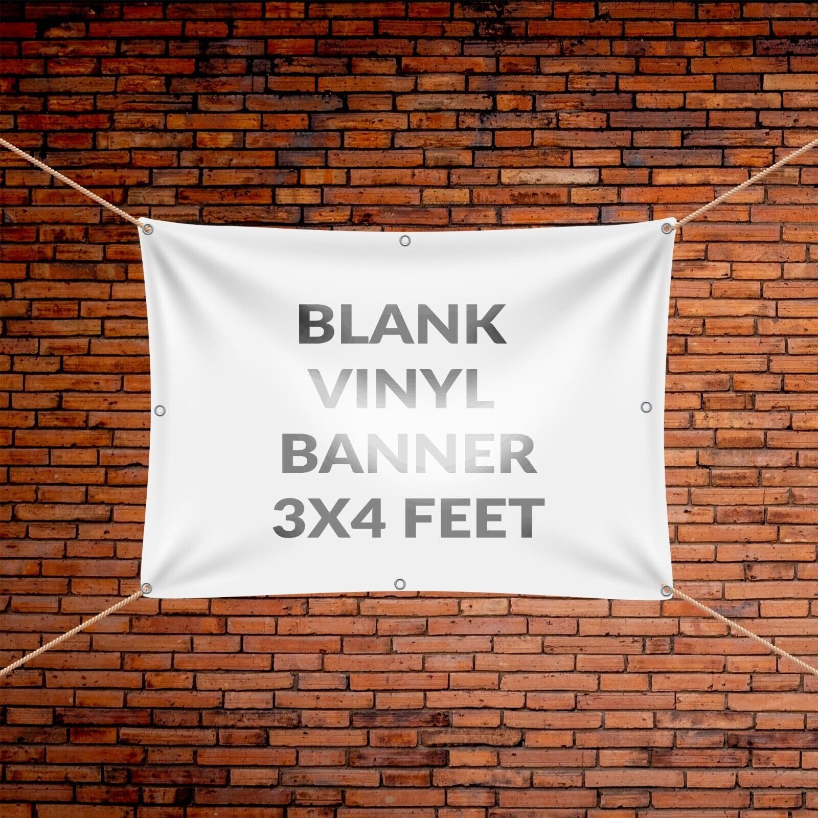Amazon.com : VictoryStore 3x4 Feet Blank Banner - 10oz Blank Vinyl ...