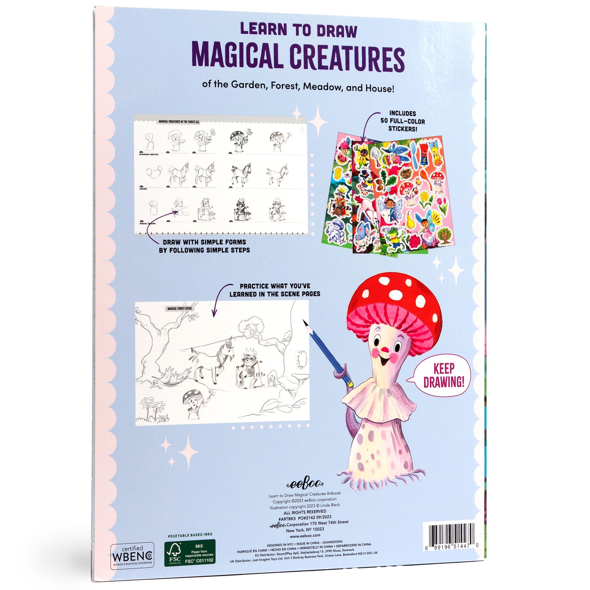 Snapklik.com : EEBOO Learn To Draw Magical Creatures