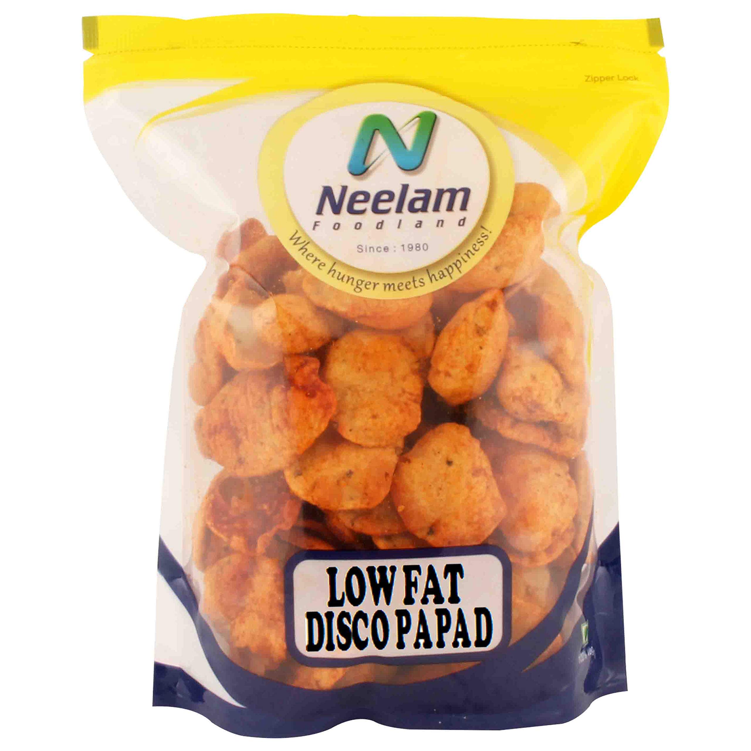 Amazon.com: Neelam Foodland Low Fat Disco Papad (200G) : Grocery ...