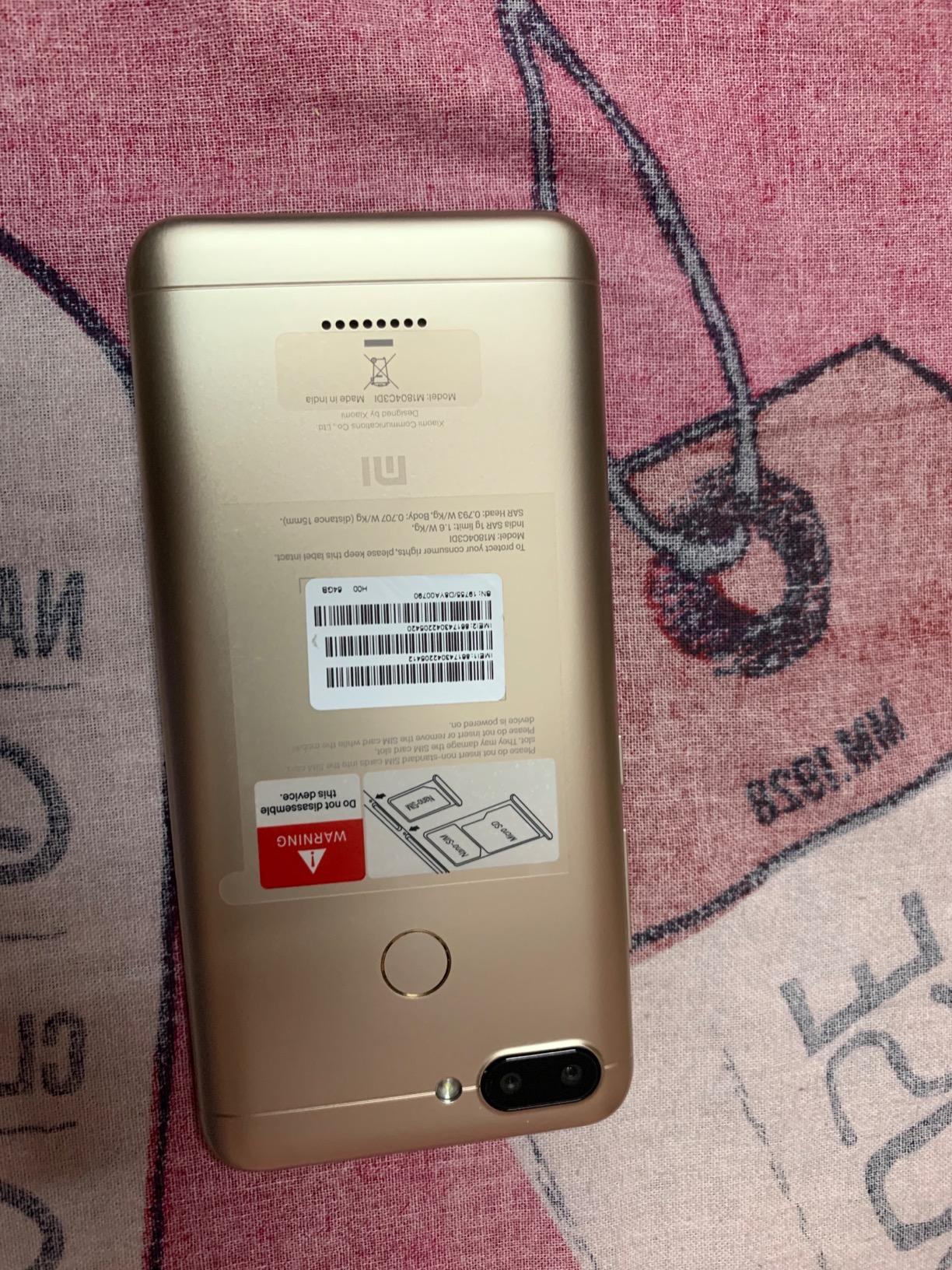 Xiaomi Redmi 6 (Gold, 3GB RAM, 64GB Storage) : Amazon.in: Electronics