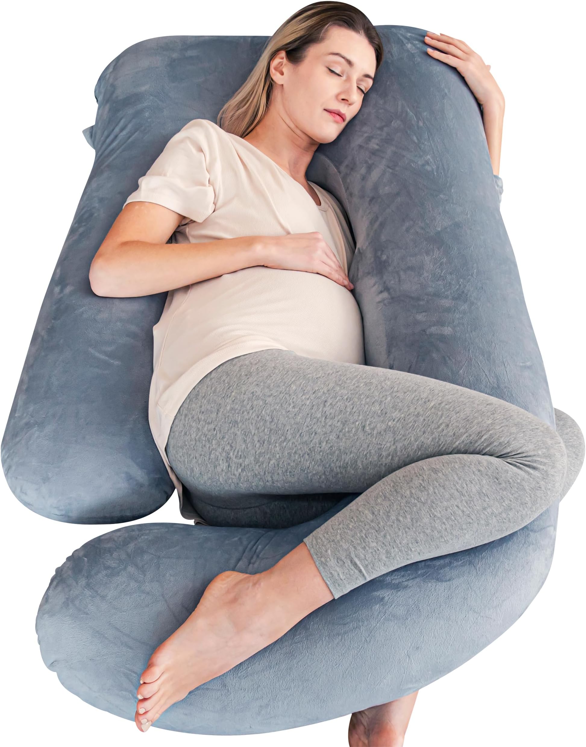 Amazon.com: Cute Castle Pregnancy Pillows, Soft U-Shape Maternity Pillow with Removable Cover ...