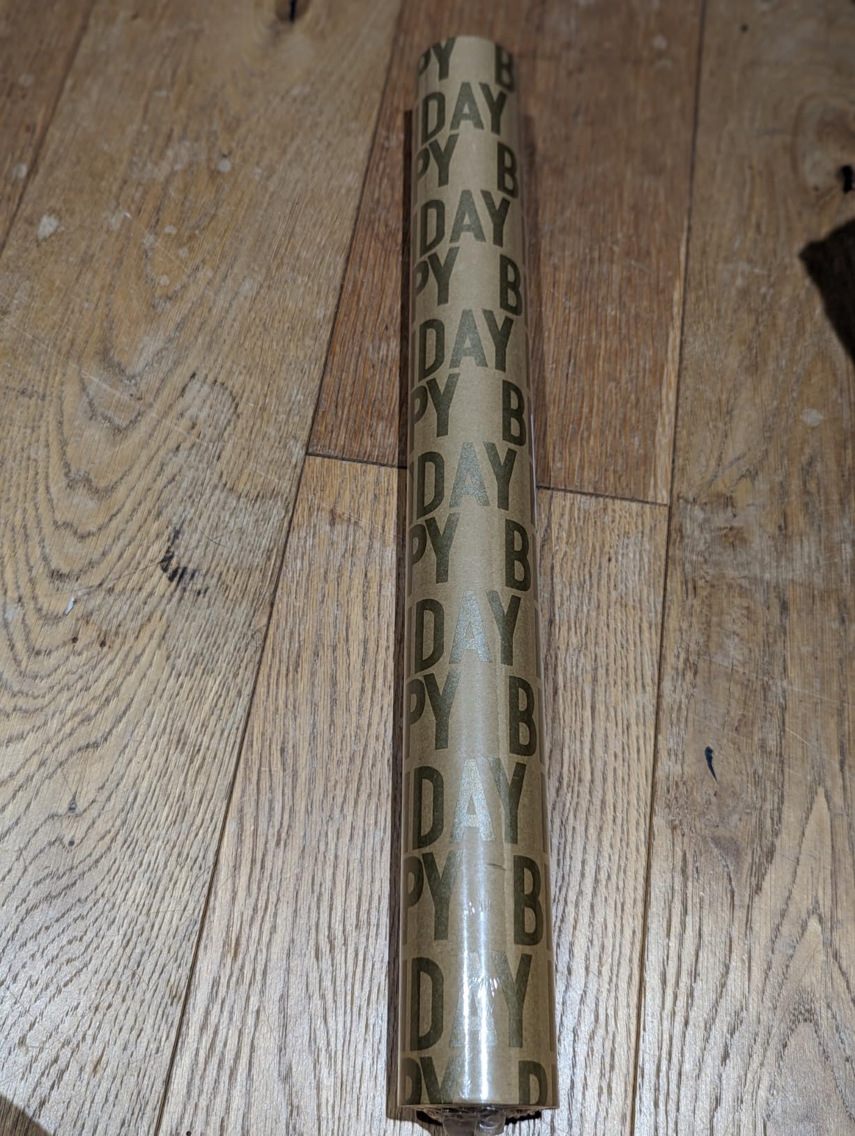 Silver Birthday Gift Wrapping Paper Roll,Topeedy 43cm*12m Happy ...