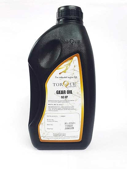 TORQUE LUBRICANTS Car Gear Oil Lube 90 EP- (1000 ML) : Amazon.in: Car ...