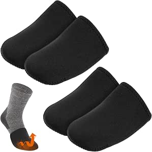 2 Pairs Ice Bath Toe Warmers, Cold Plunge Toe Covers, Soft Reusable ...