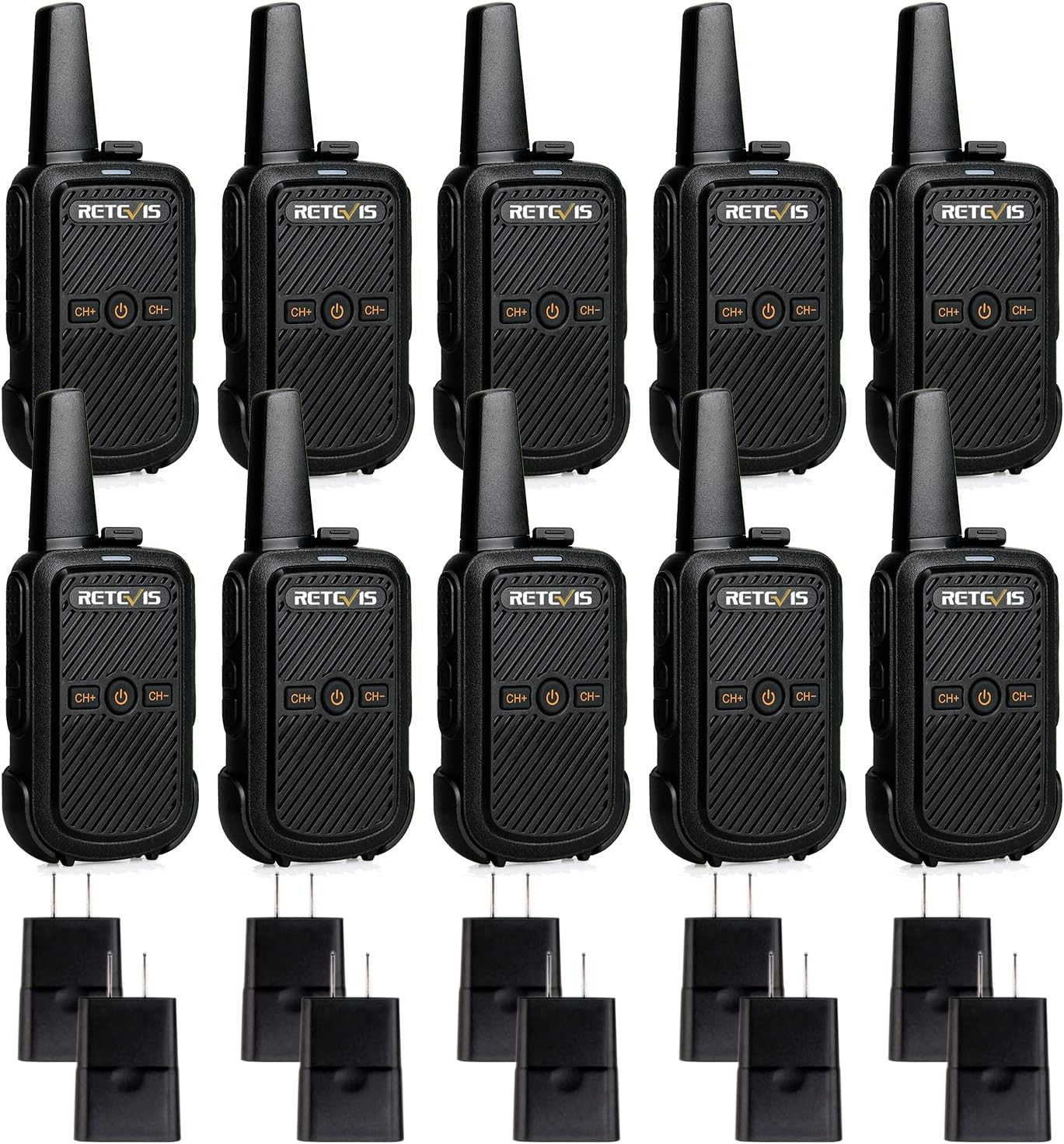 Amazon.com: Retevis RT15 Walkie Talkies Long Range,Mini Walkie Talkie ...