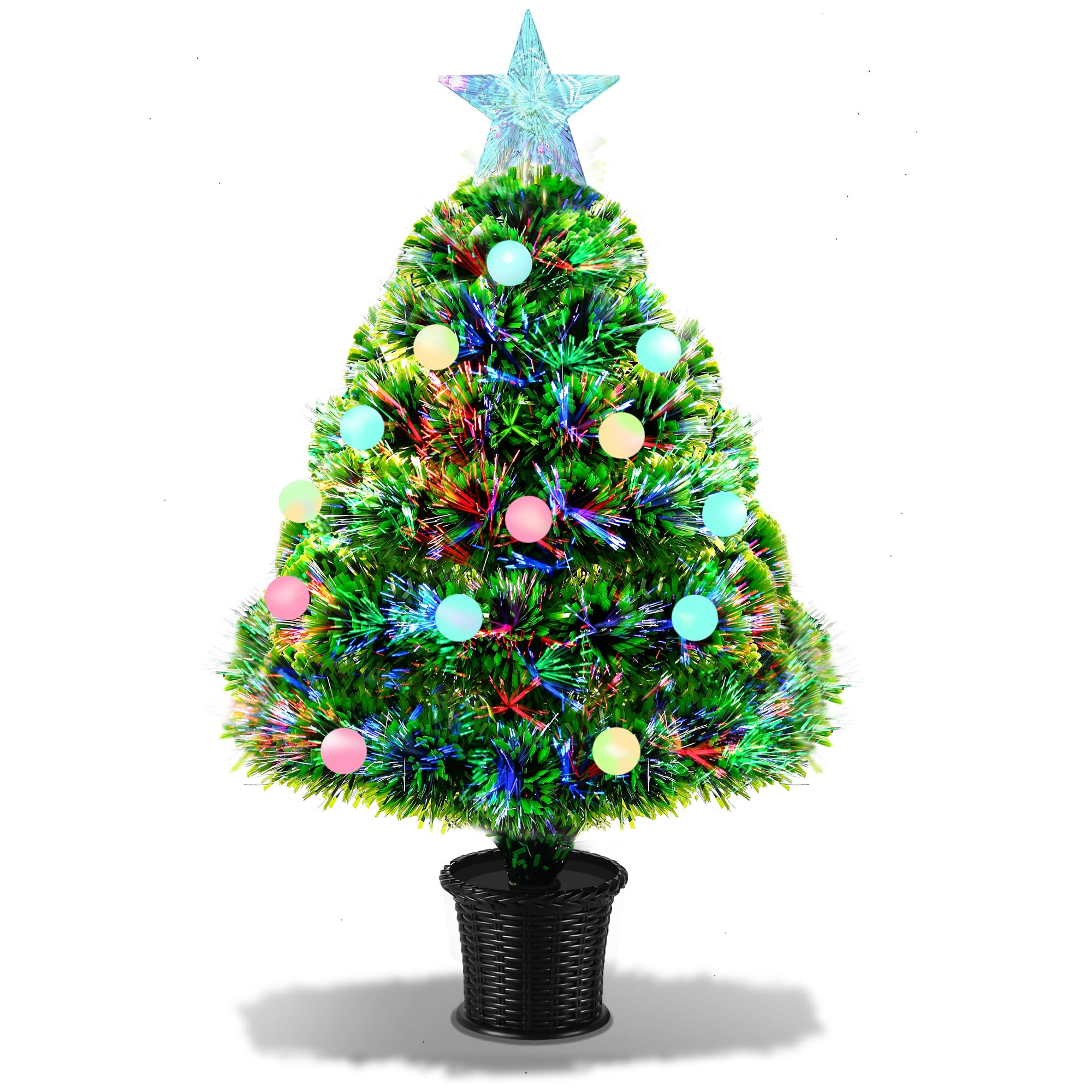 Usb Fibre Optic Christmas Tree White Fibre Optic Christmas Tree With