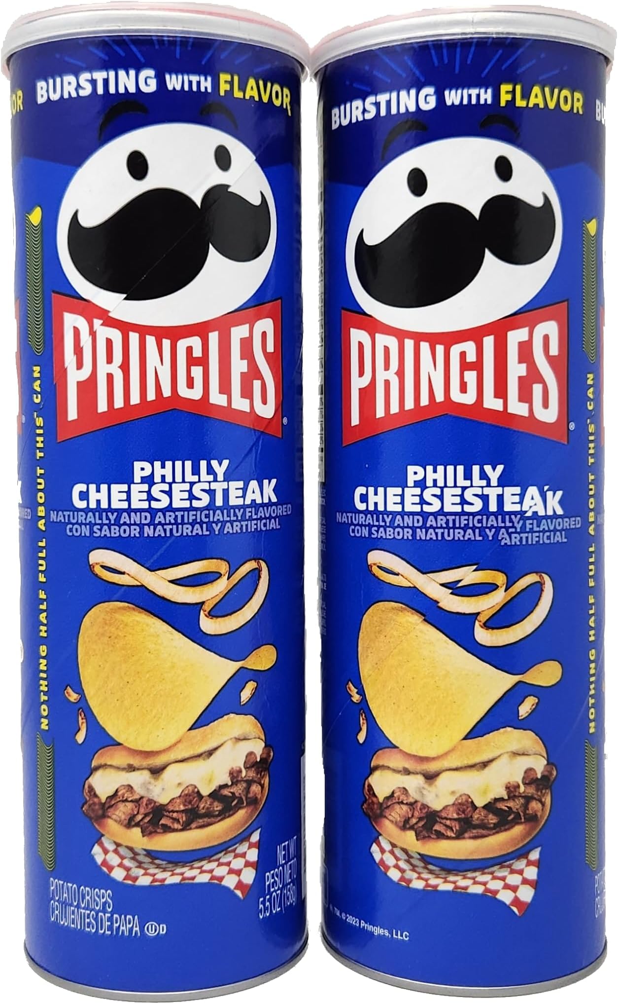 Amazon.com: Pringles Potato Crisps Naturally Flavored Chips 5.5oz Can ...