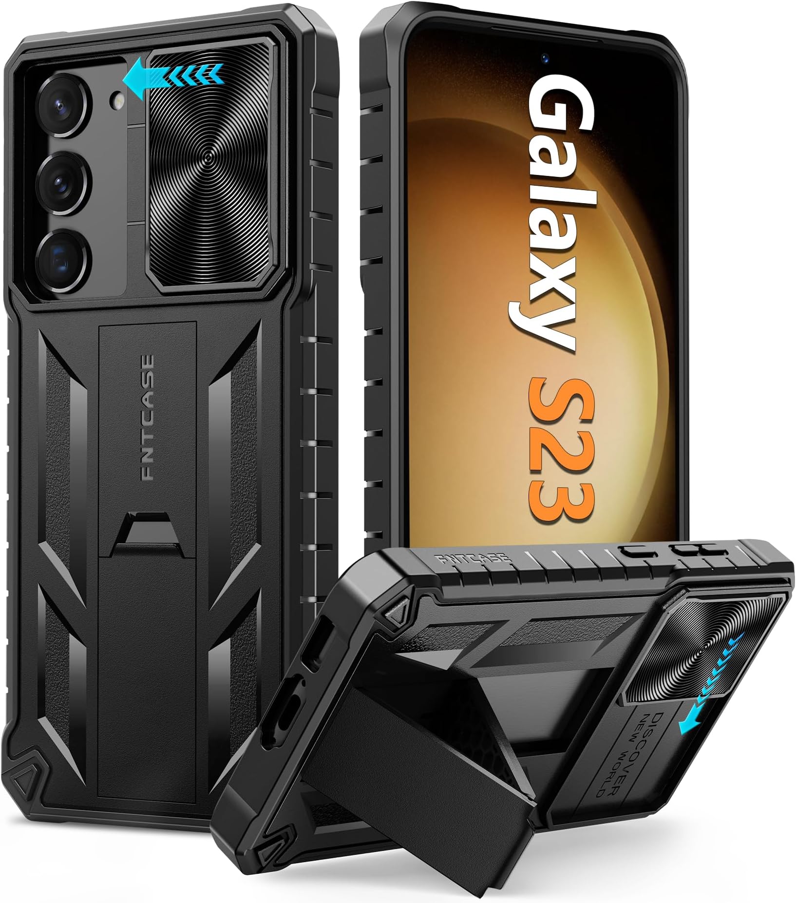 Amazon.com: Dionsibei Military Grade Drop Impact Case for Galaxy S23 5G ...