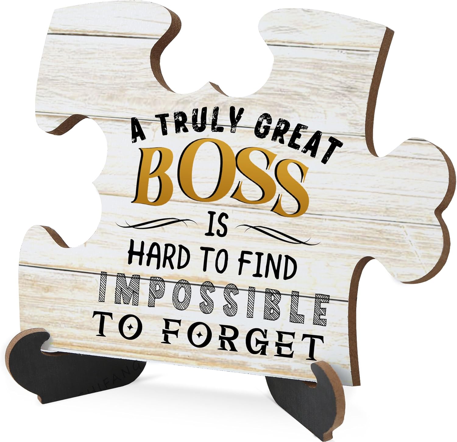 Amazon.com : Appreciation Bosses Wooden Puzzle Sign,Appreciation Gift ...